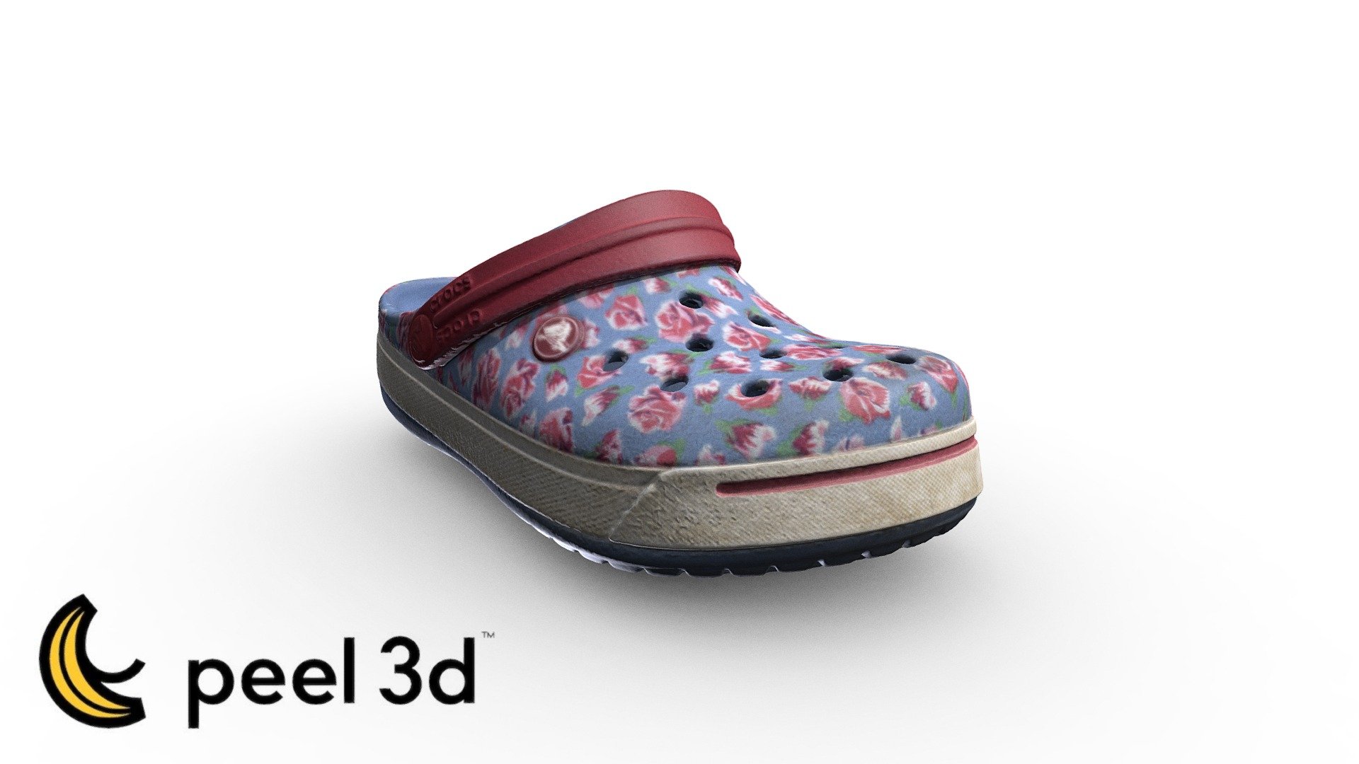 Crocs shoe scanned with peel 2-S - 3D model by peel-3d.com [4c1749b ...