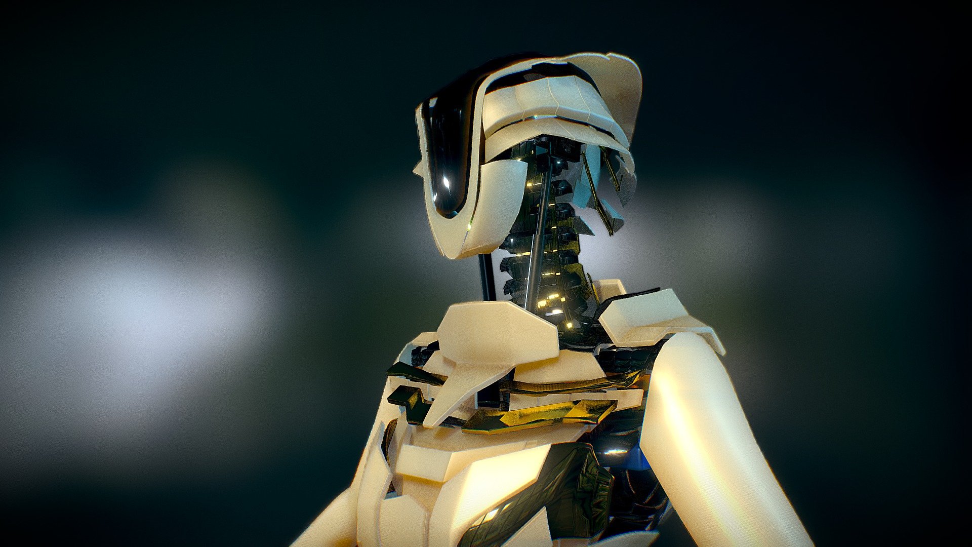 White skin robot girl - Buy Royalty Free 3D model by DrawingDoom ...
