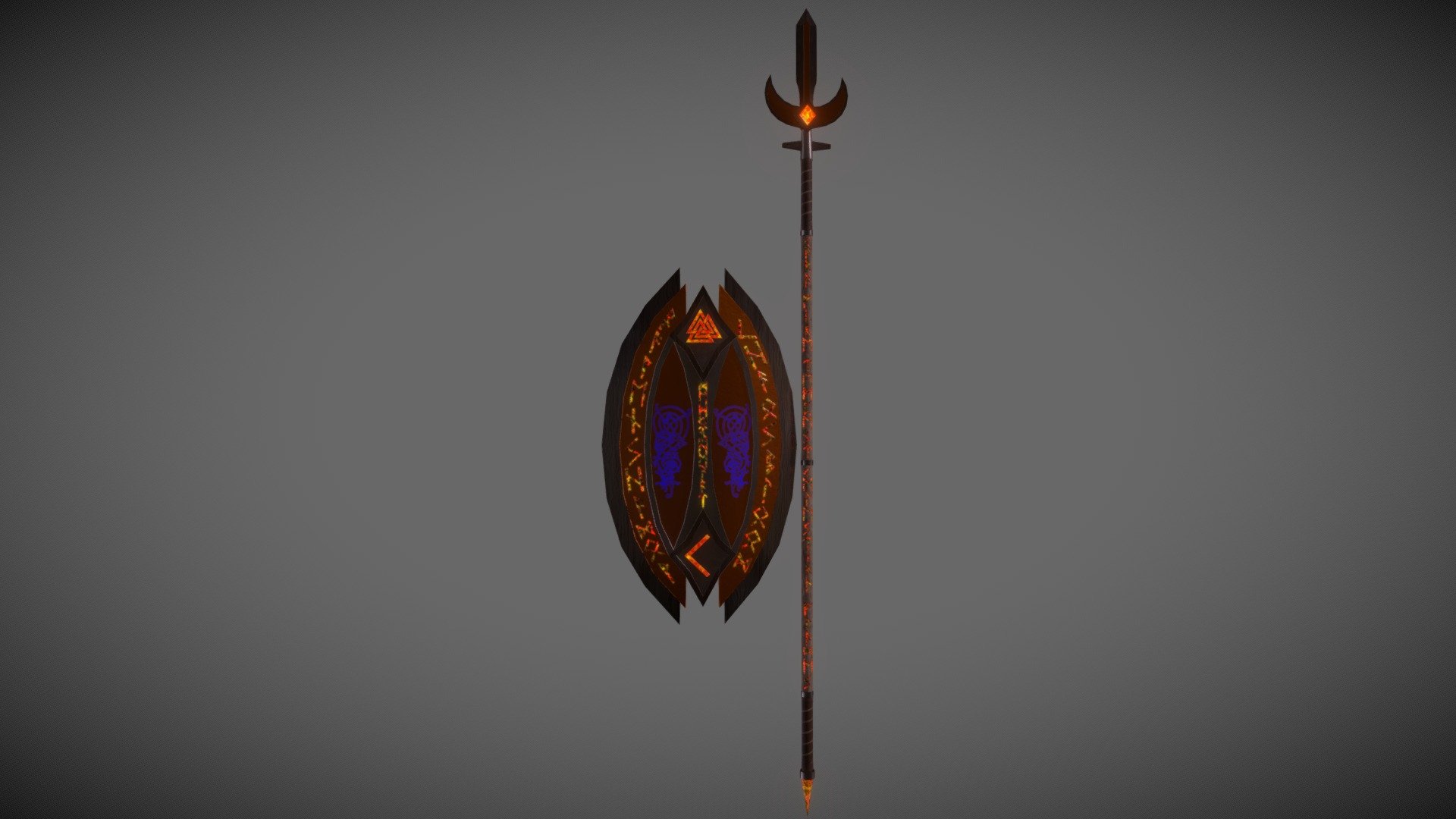 Valkyrie Spear And Valkyrie Shield - 3D model by TheGodSlayer [4c1a77b ...