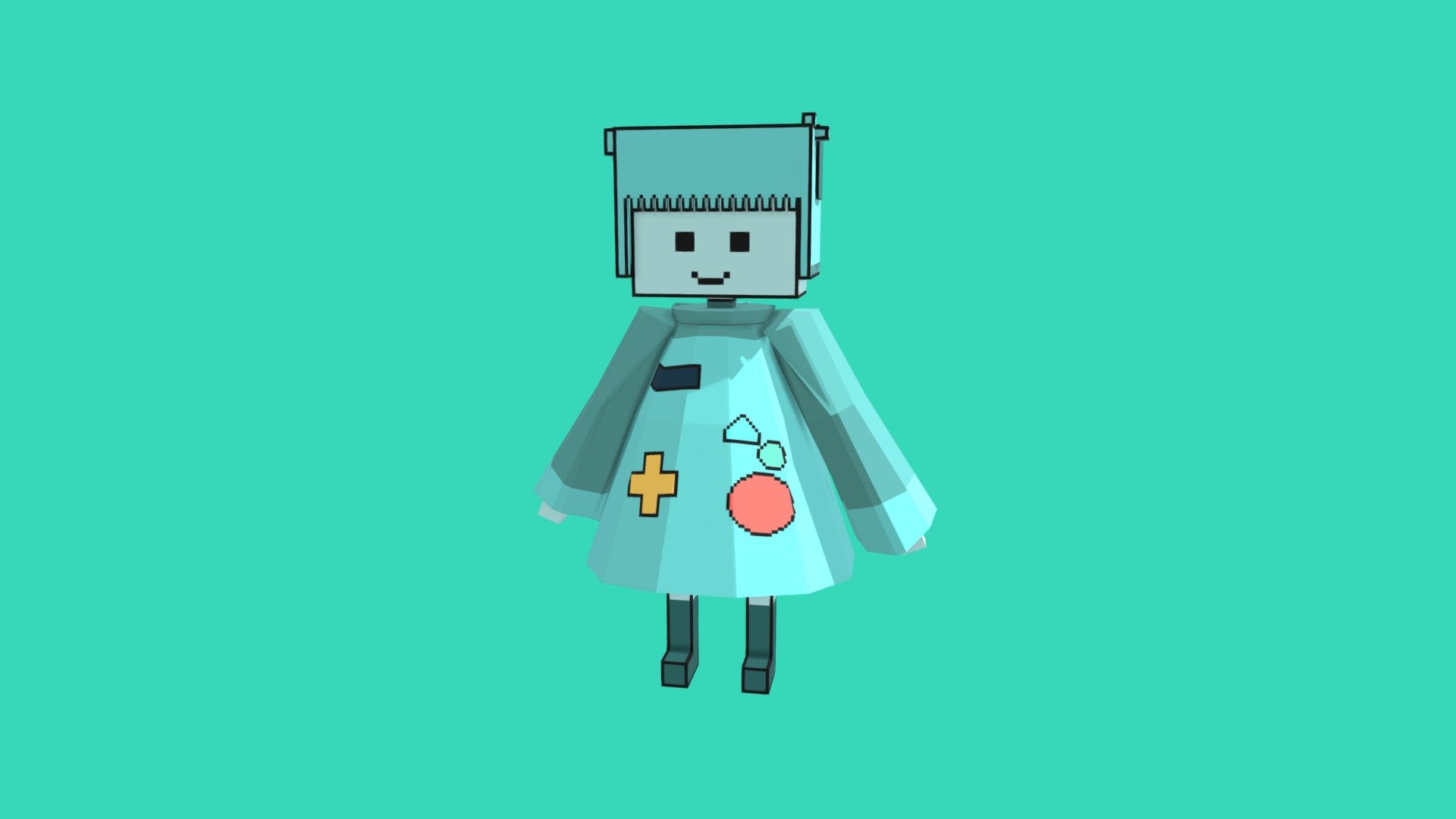 Human BMO - 3D model by Nico.Arts (@sgznick) [4c1bd7a] - Sketchfab