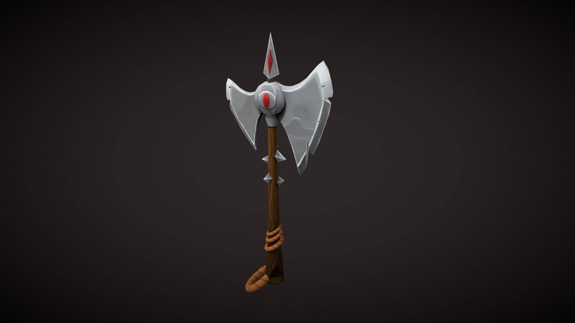 Handpainted Stone Axe - 3D model by SenneDeBoeck [4c1e925] - Sketchfab
