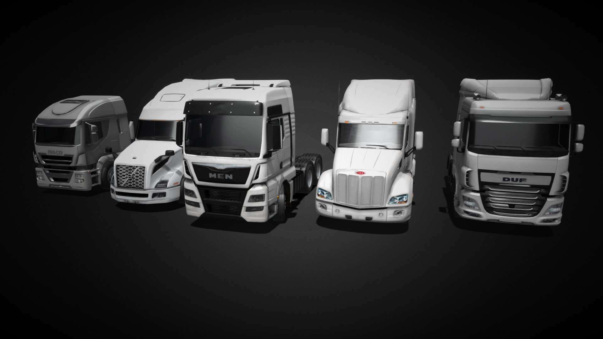 Trucks - 3D model by Sergey Semenov (@serjkeee) [4c20c0e] - Sketchfab