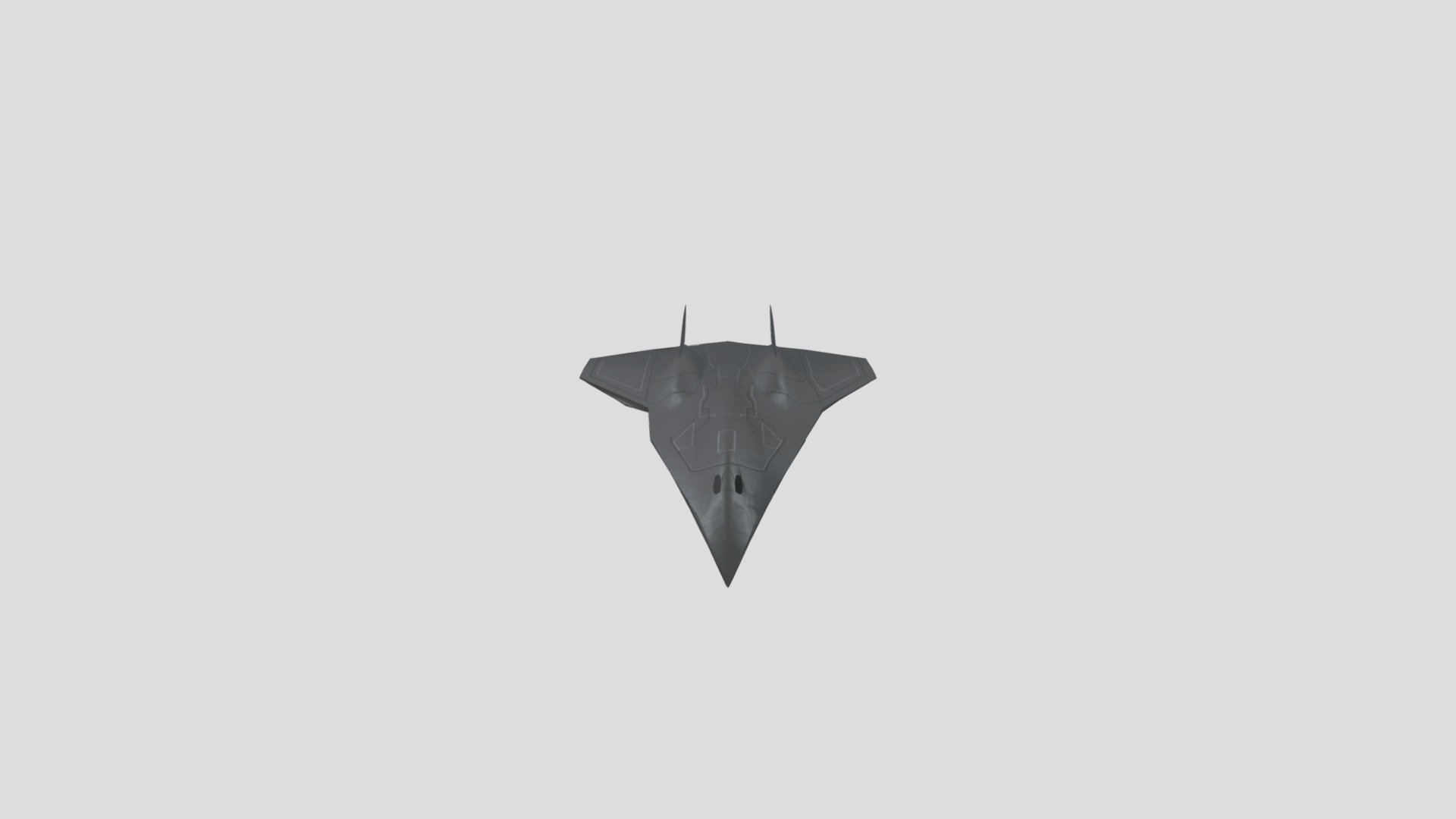 TOPGUN: SR-72 Darkstar - Simplified - Download Free 3D model by ...