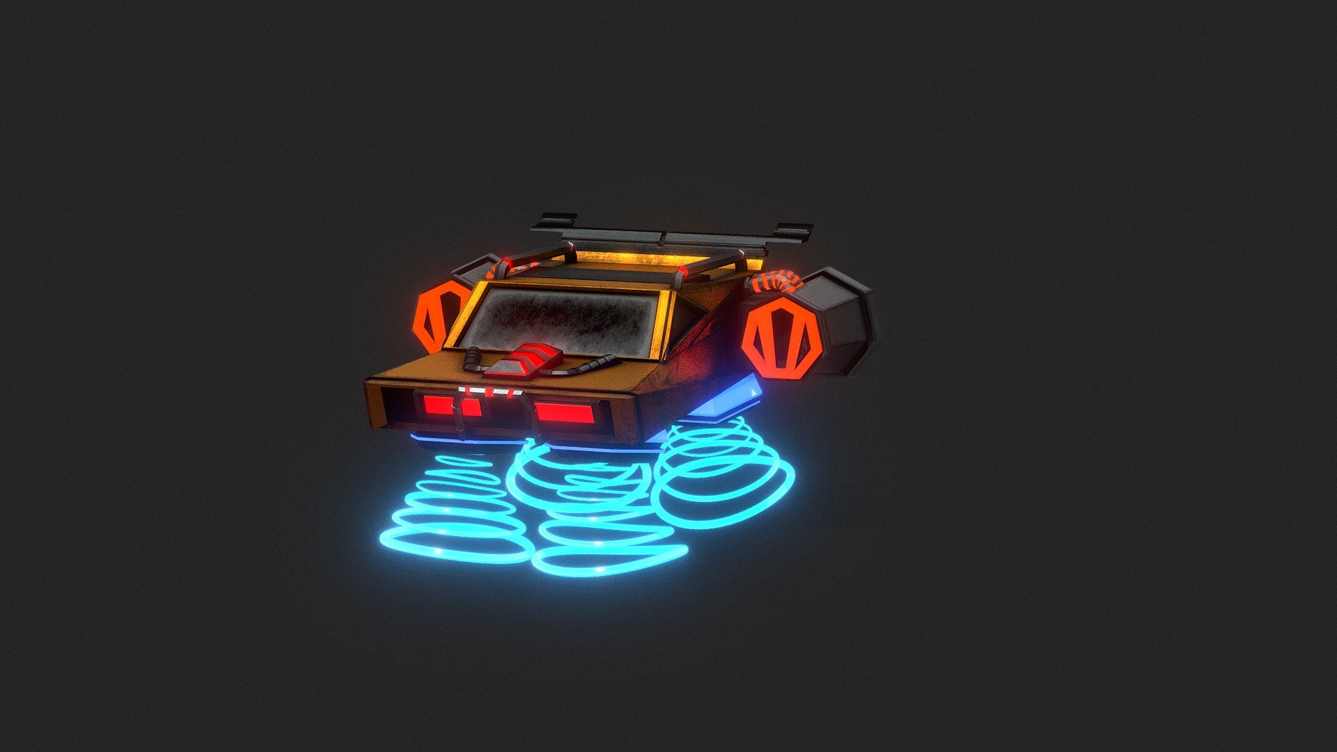 Sci-Fi Flying Car - 3D model by Xearzop [4c22106] - Sketchfab