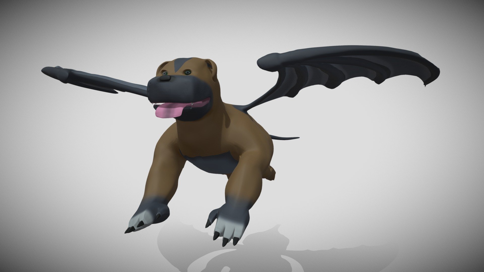 Modelo Criatura_Perro Dragón_UCA - Download Free 3D model by UrielCA ...