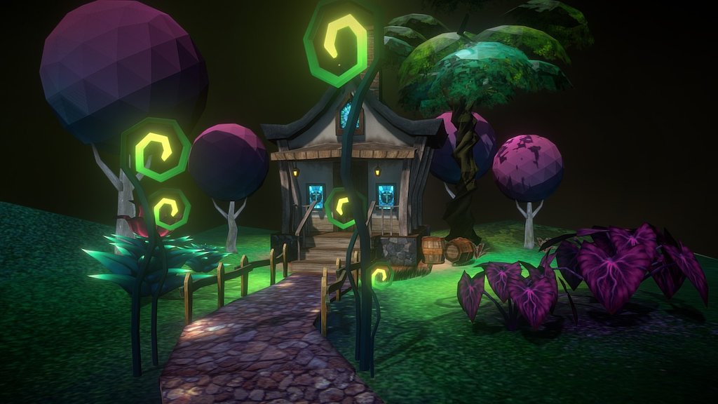 Mystic House - 3D model by devectsignor [4c22623] - Sketchfab