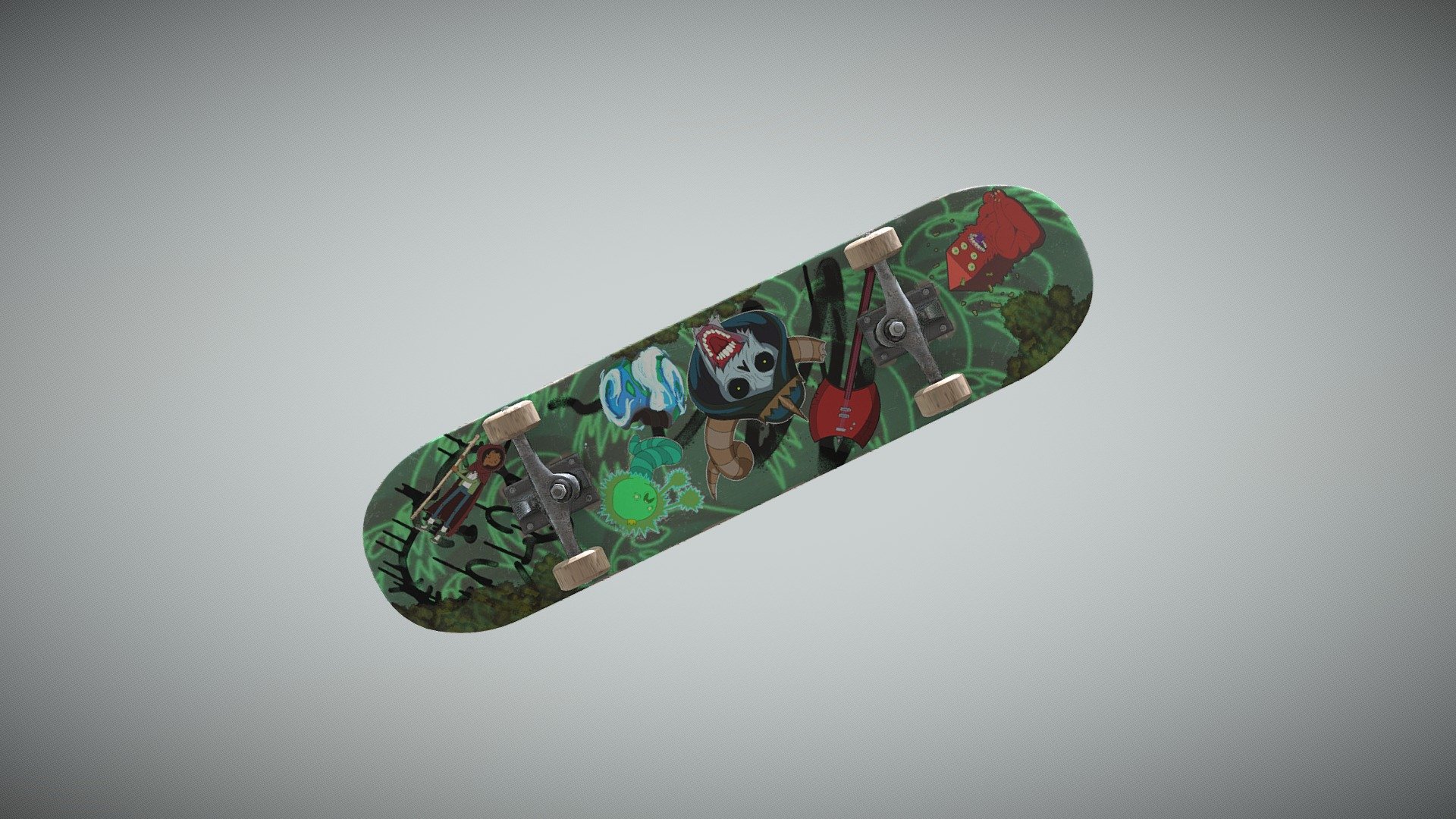 Marceline the Skater Queen - 3D model by tessahuttlar [4c23a97] - Sketchfab