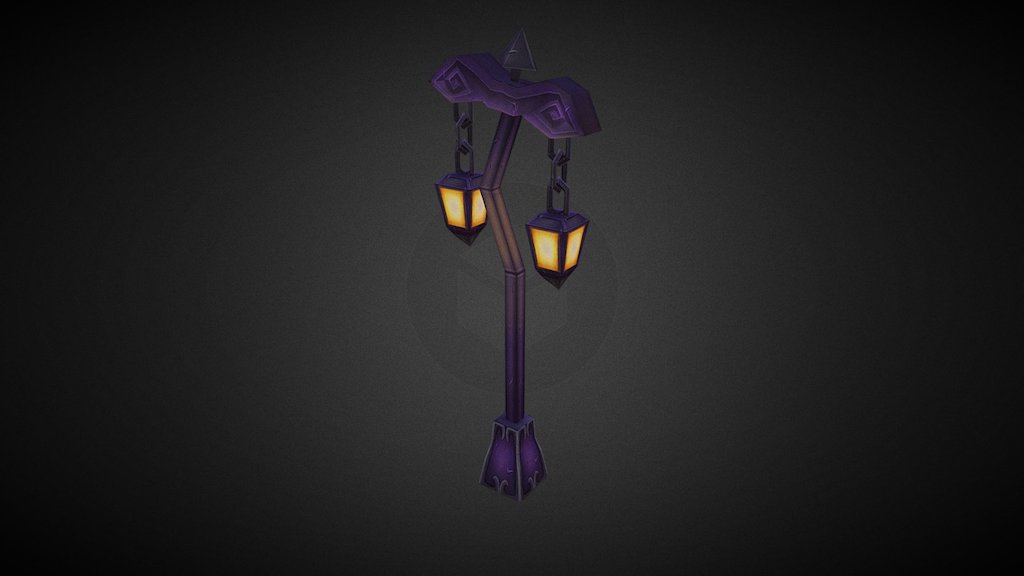 Undead Lamp Post - 3D model by jimmorada [4c25373] - Sketchfab
