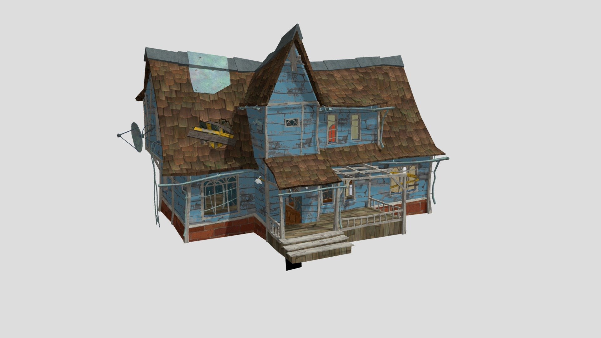 Custom Neighbor House - Outskirts version - Download Free 3D model by ...