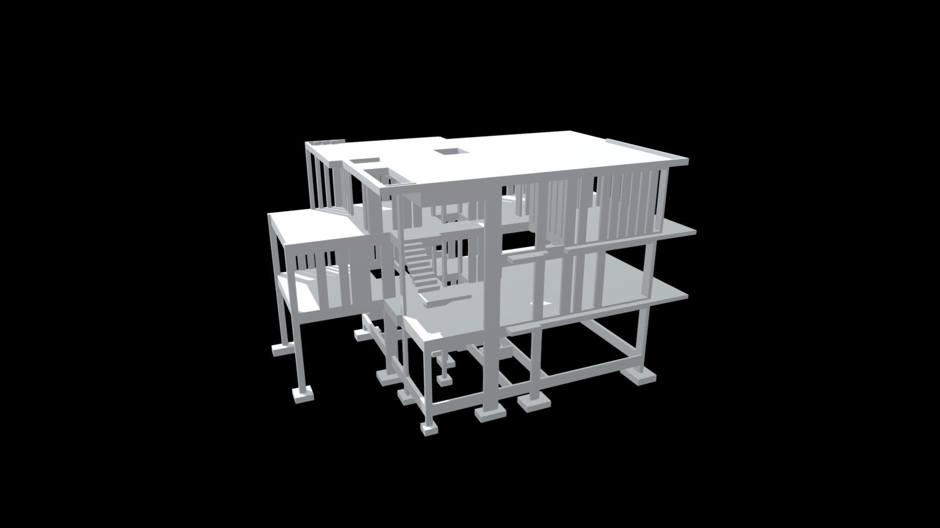 RESIDÊNCIA E&S - Download Free 3D model by mauriciocaberlon [4c25e15 ...