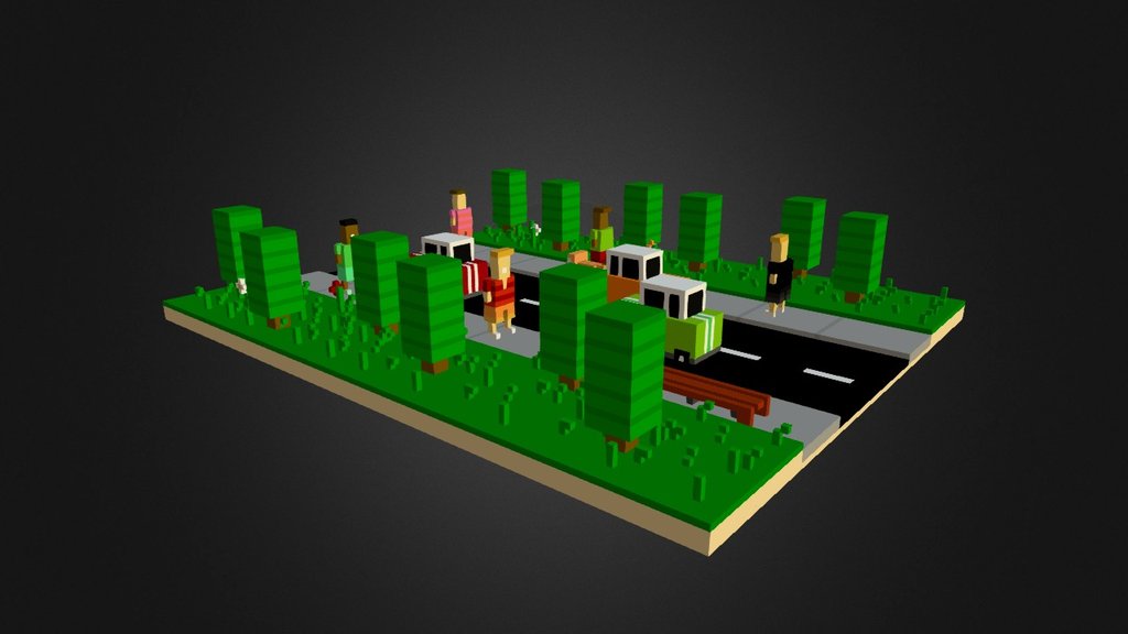 Street - 3D model by Rob (@samsetti1) [4c27539] - Sketchfab
