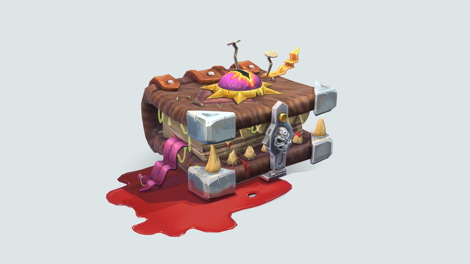 Demonic Book - 3D model by icald [4c27ae2] - Sketchfab