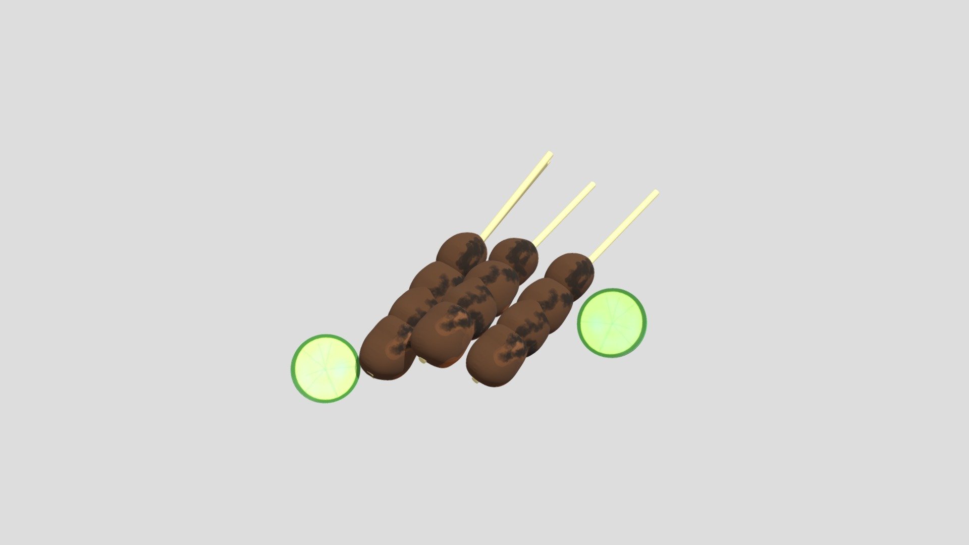Sate - 3D model by Maulvie_Fadzlul_Alhaqqi [4c29453] - Sketchfab