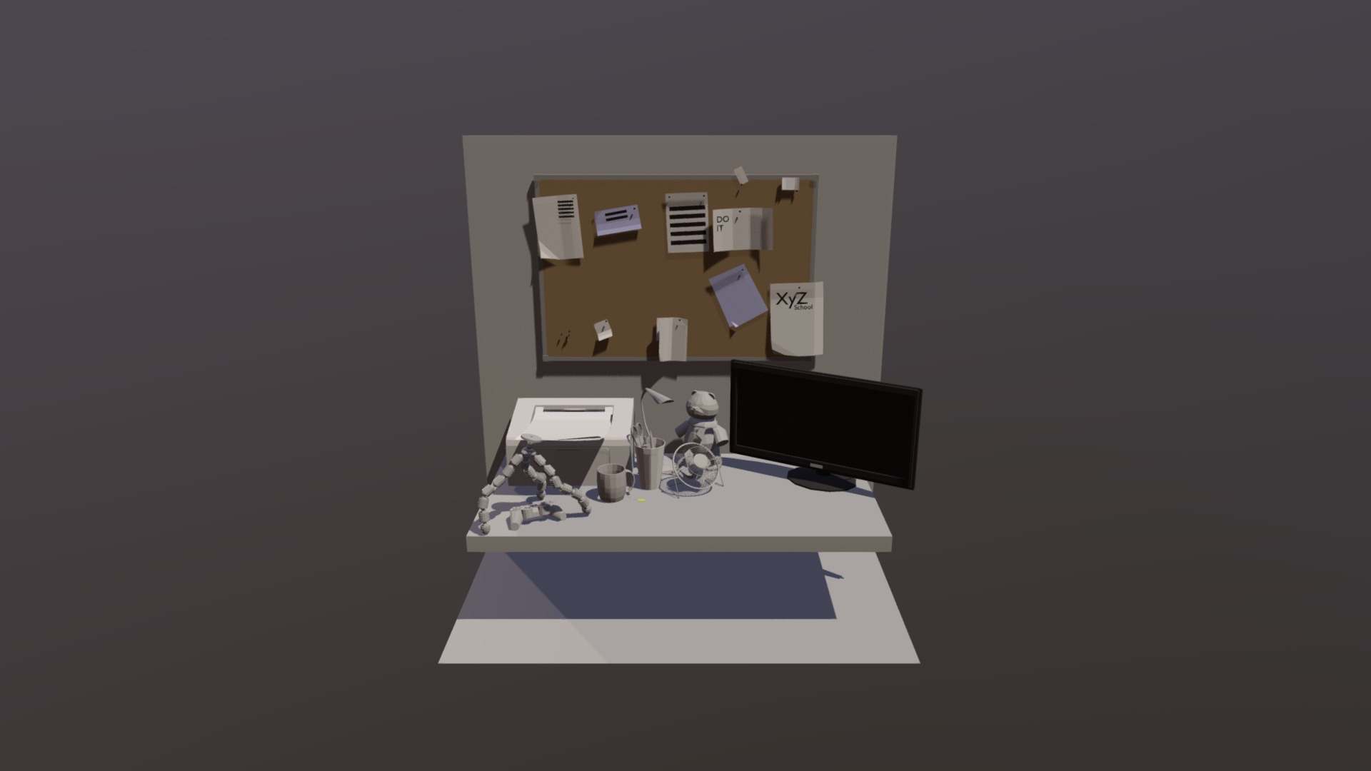 Homework 1 by Alientist - 3D model by Alientist [4c2afd0] - Sketchfab