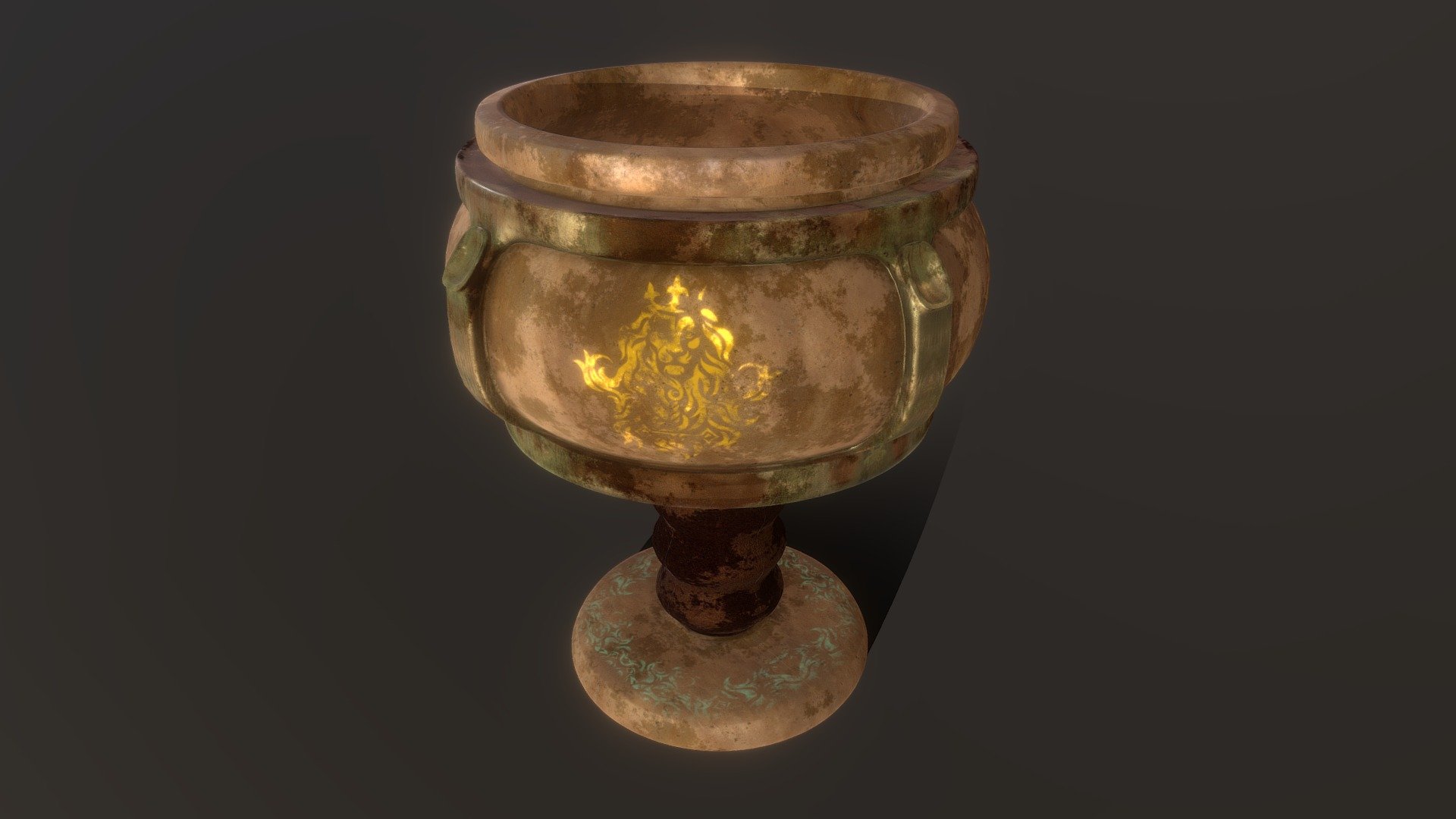 Old Goblet - Download Free 3D model by nyanwake [4c2b847] - Sketchfab