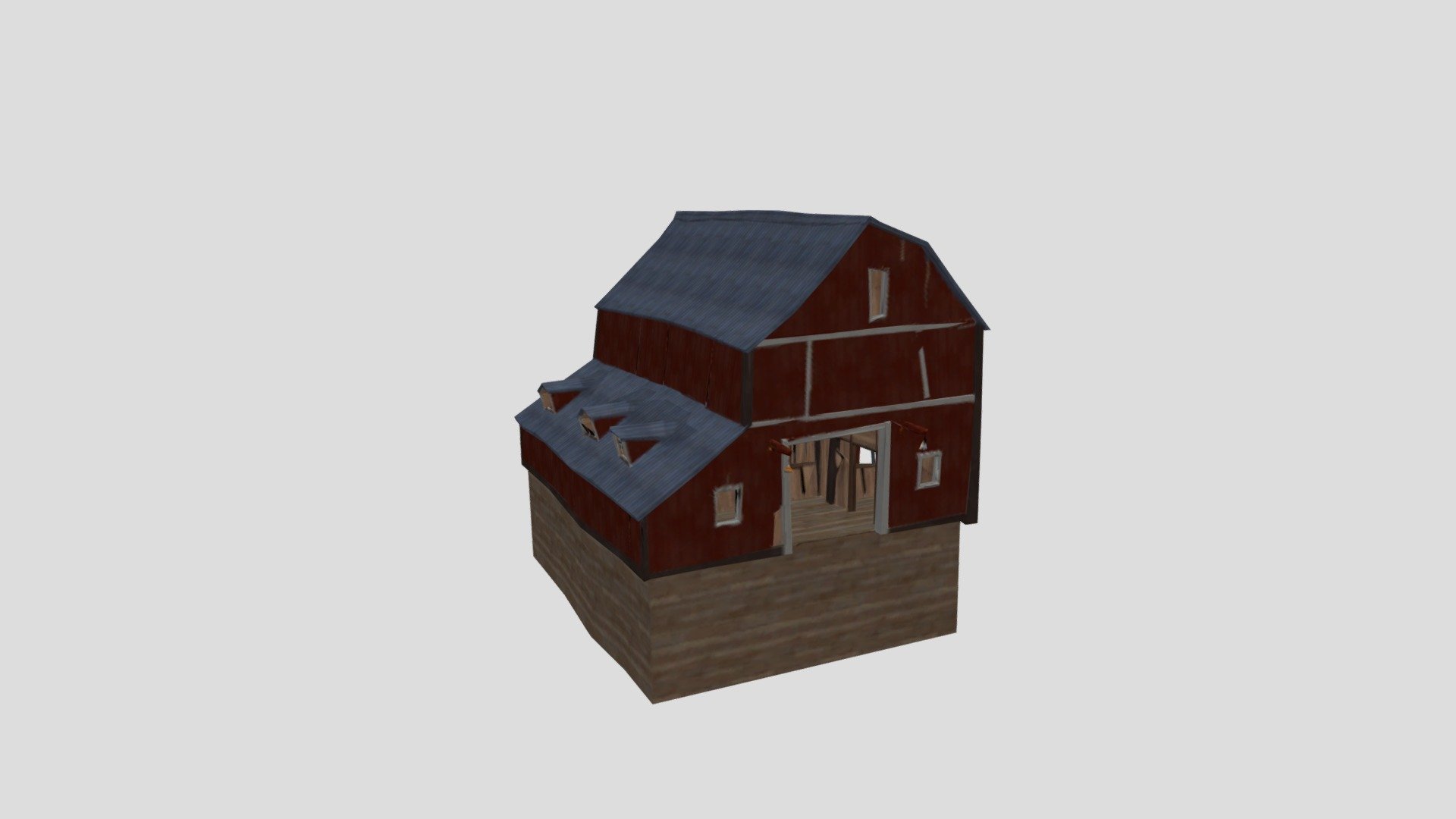 Hello Neighbor 2 Low Poly Barn - Download Free 3D model by irons3th ...