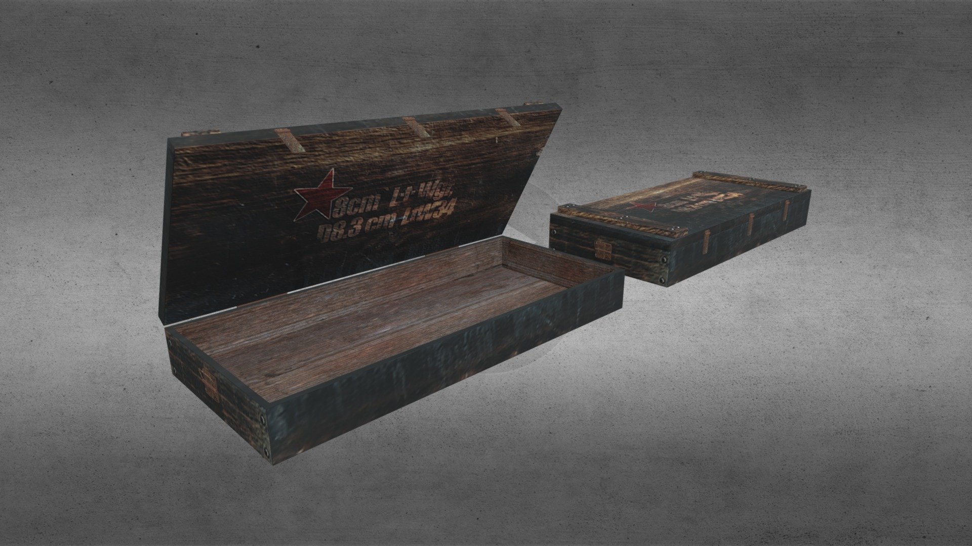 Ammo Crate Military Surplus - 3D model by nuralam018 [4c2c4bc] - Sketchfab