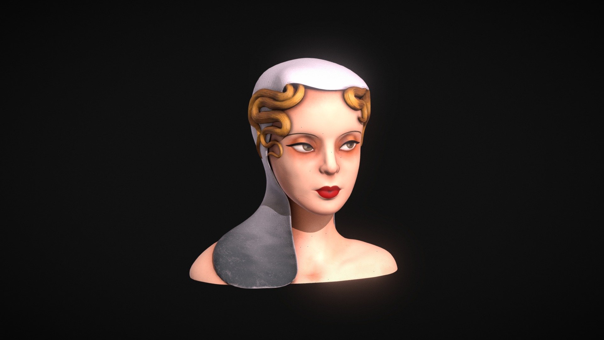 Tamara de Lempicka Inspired Sculpture - 3D model by adrigowon [4c2c52c ...