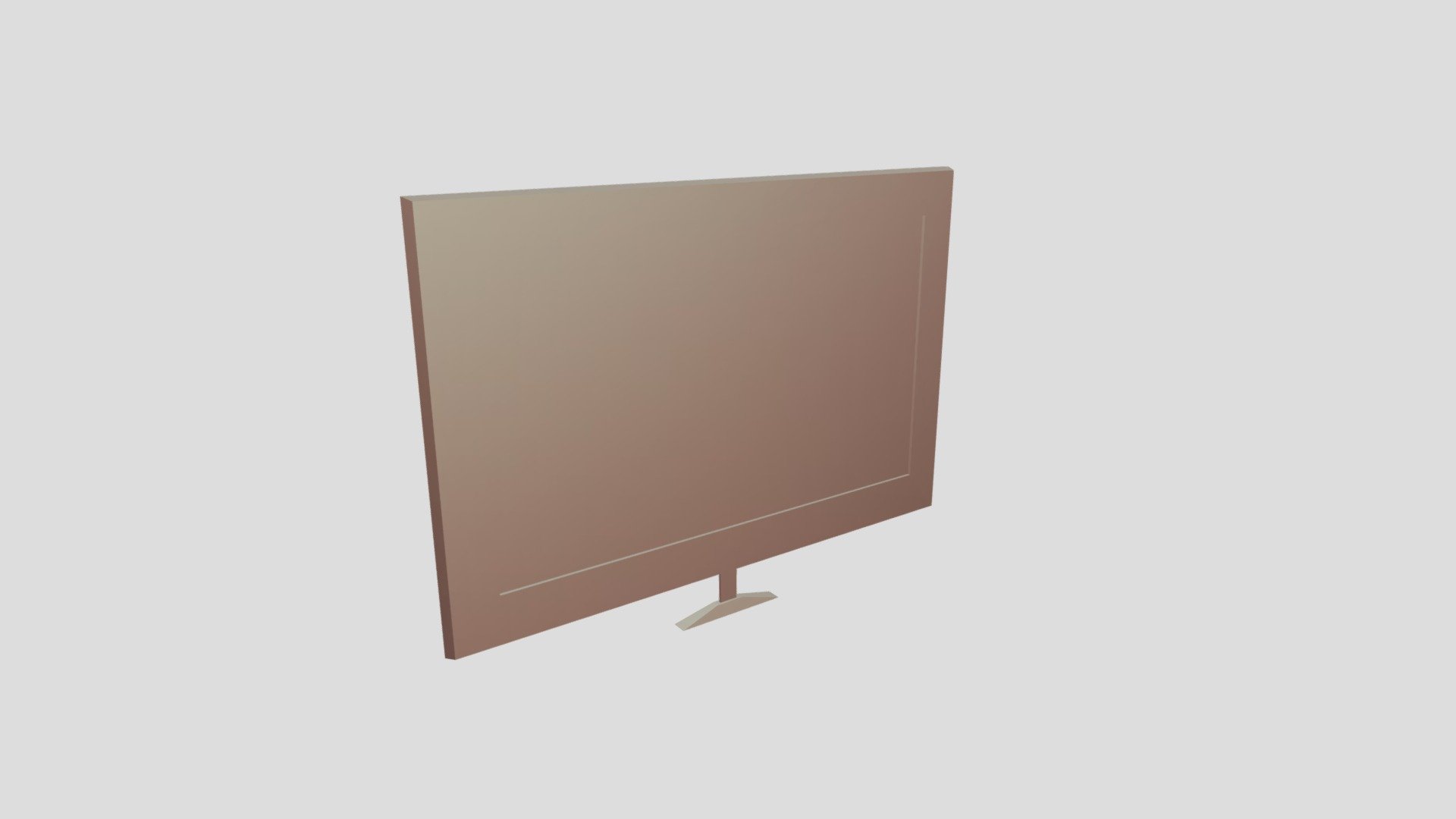 Simple5 TV - Download Free 3D model by Xiaonan. [4c2cf13] - Sketchfab