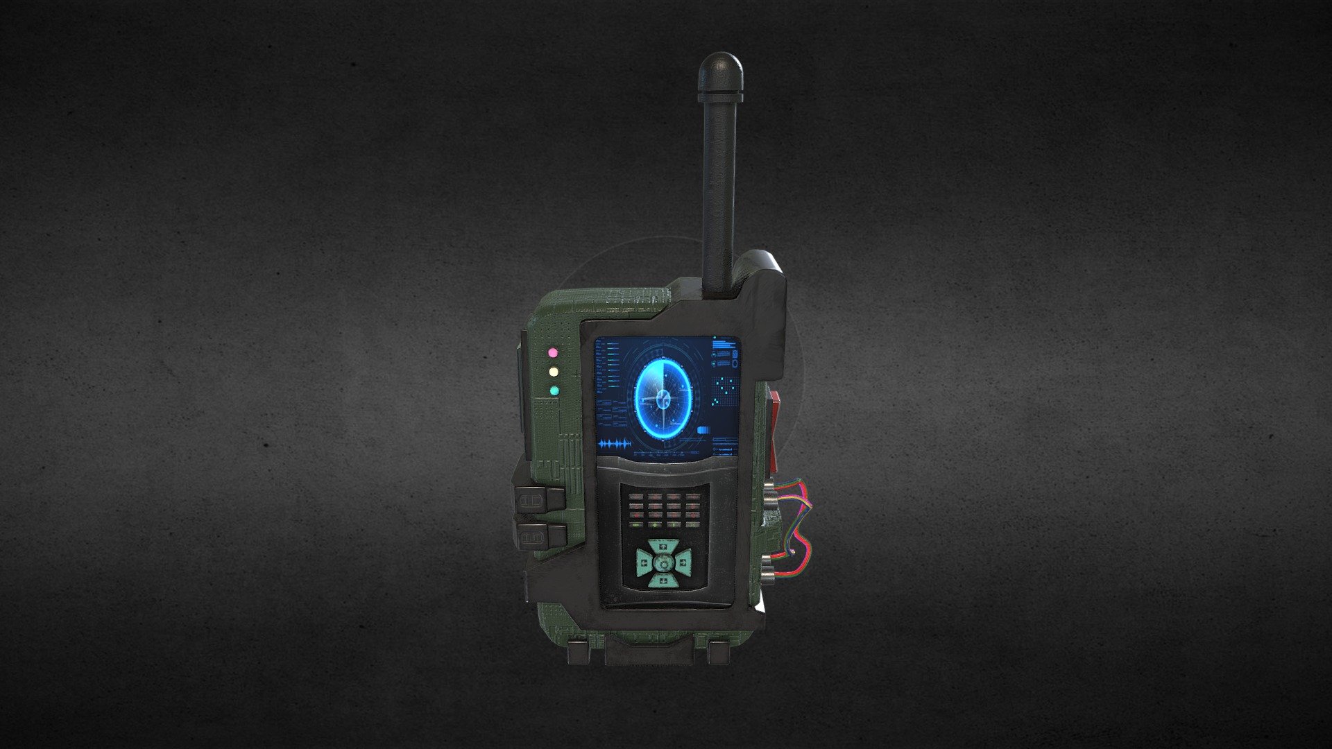 military portable radar - 3D model by PaoloT [4c2e046] - Sketchfab