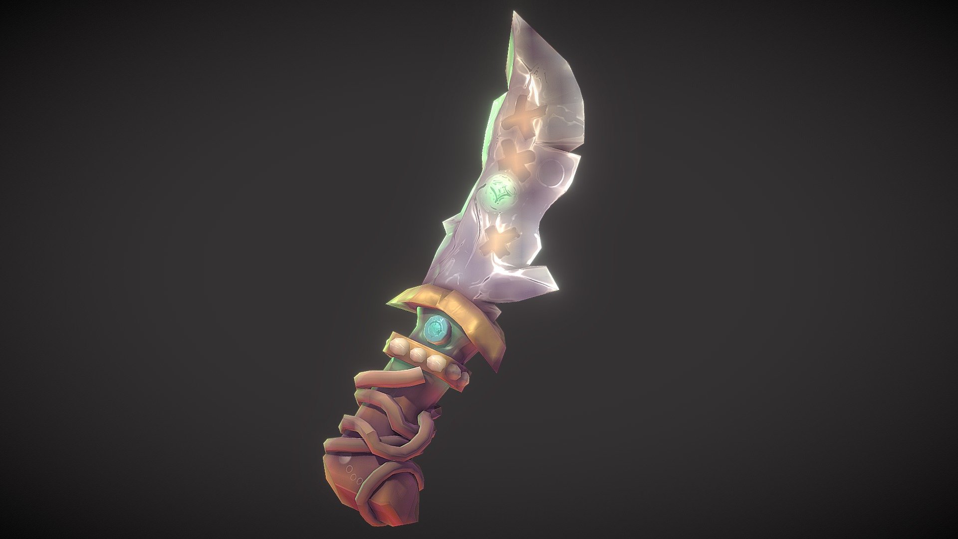 Stylized Knife - 3D model by cat is activated (@catisactivated ...