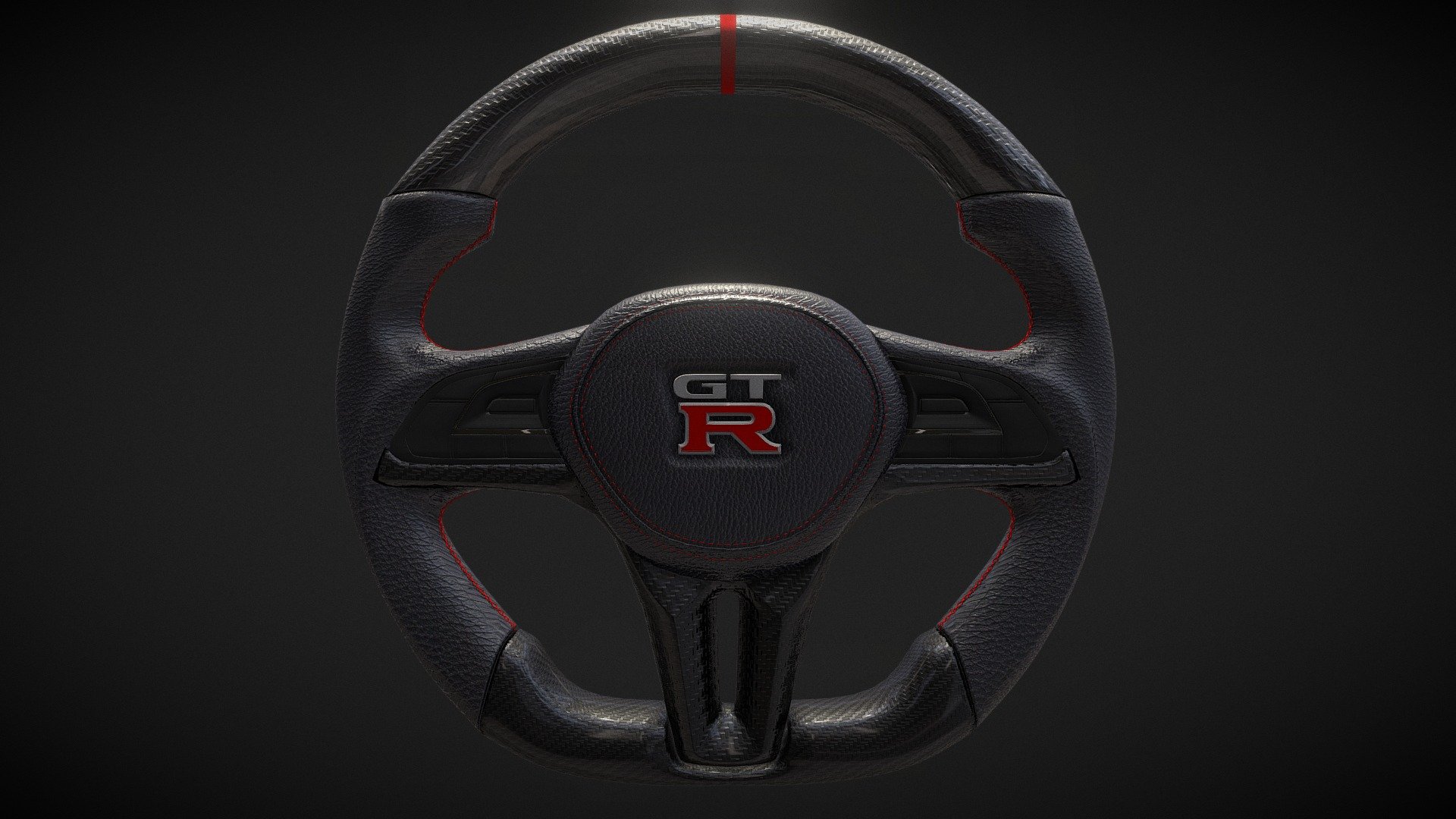 Nissan GTR R35 Performance Steering Wheel - 3D model by Ciasny [4c2ecc3 ...