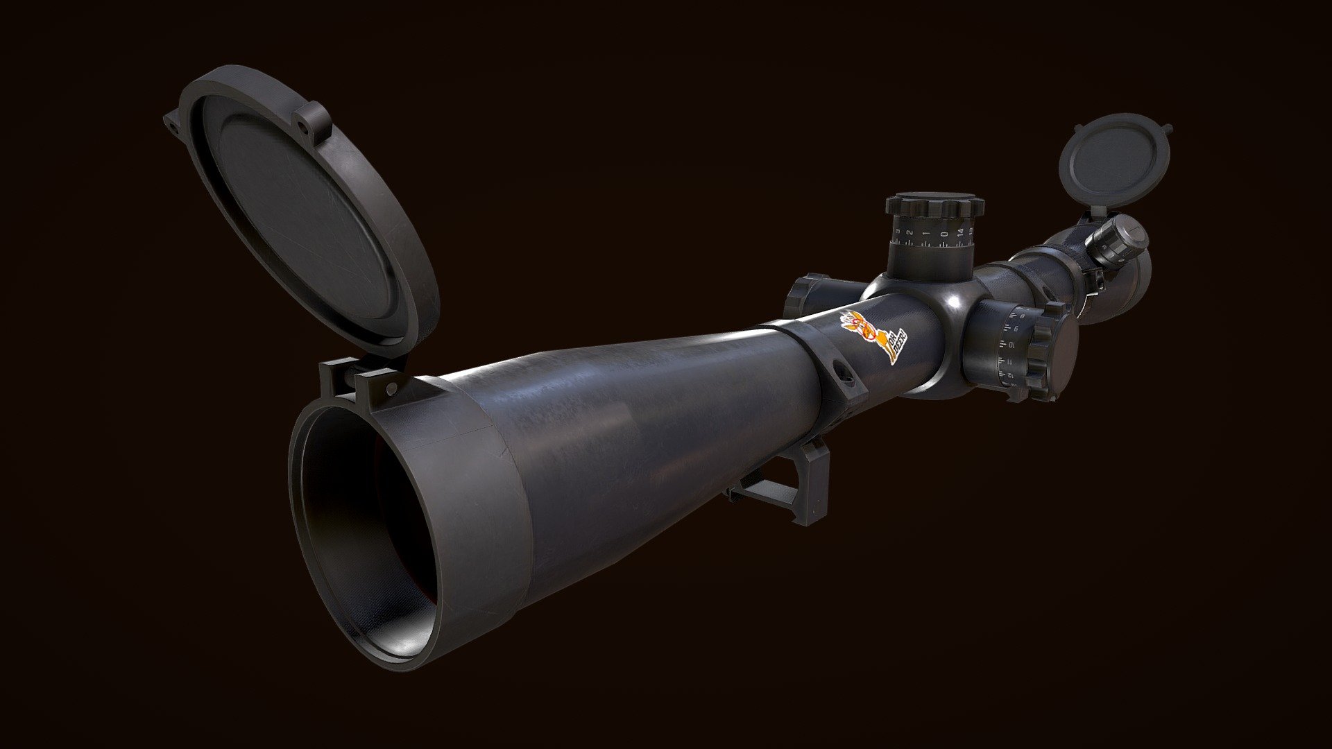 Sniper Scope - 3D model by RonanBosman [4c2ece4] - Sketchfab