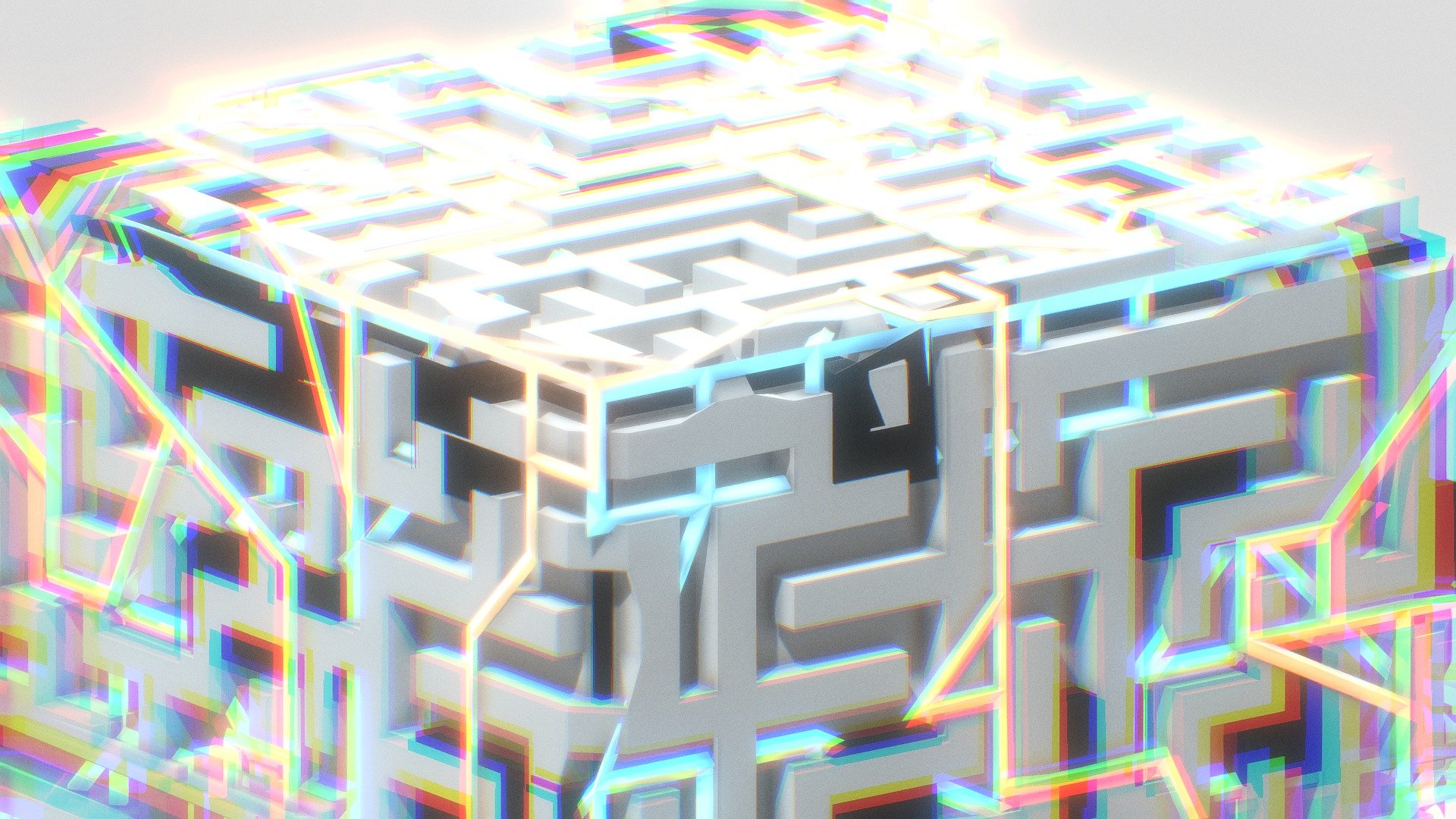 Greeble Maze - Download Free 3D model by TechRZ [4c2f0fc] - Sketchfab