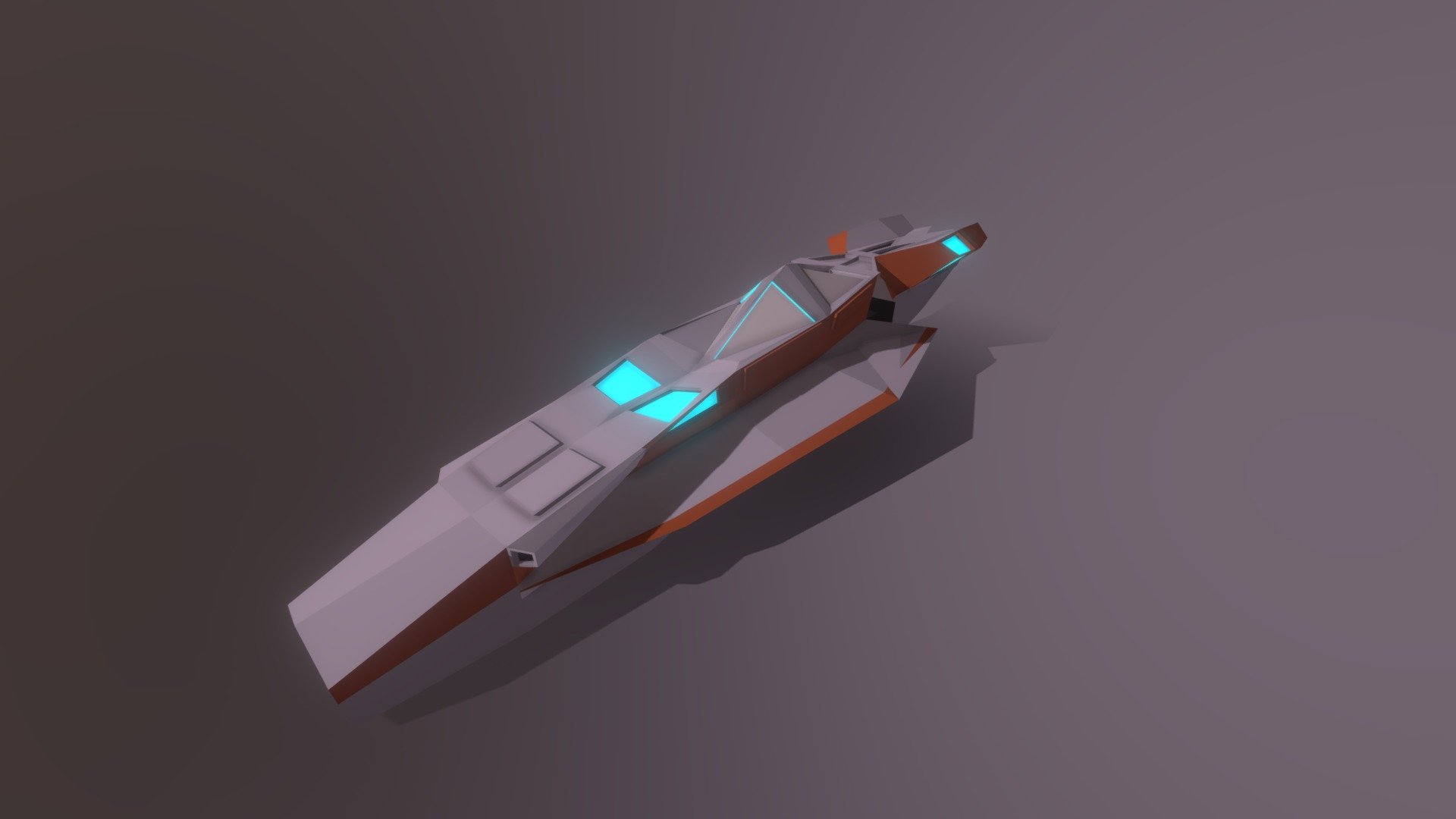 Futuristic Spaceship - 3D model by MeloK (@melokus) [4c2f681] - Sketchfab