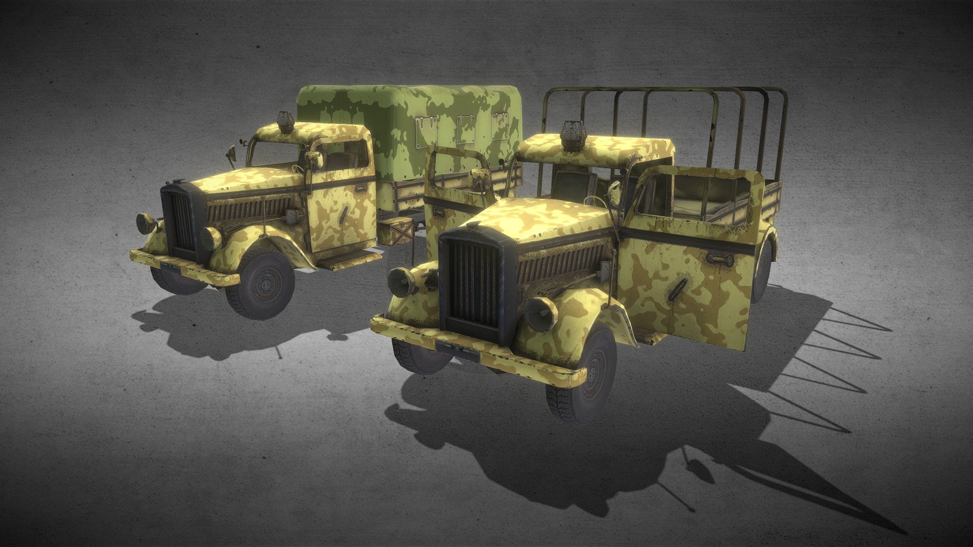 Opel Blitz - 3D model by OsamaDeep [4c2f732] - Sketchfab