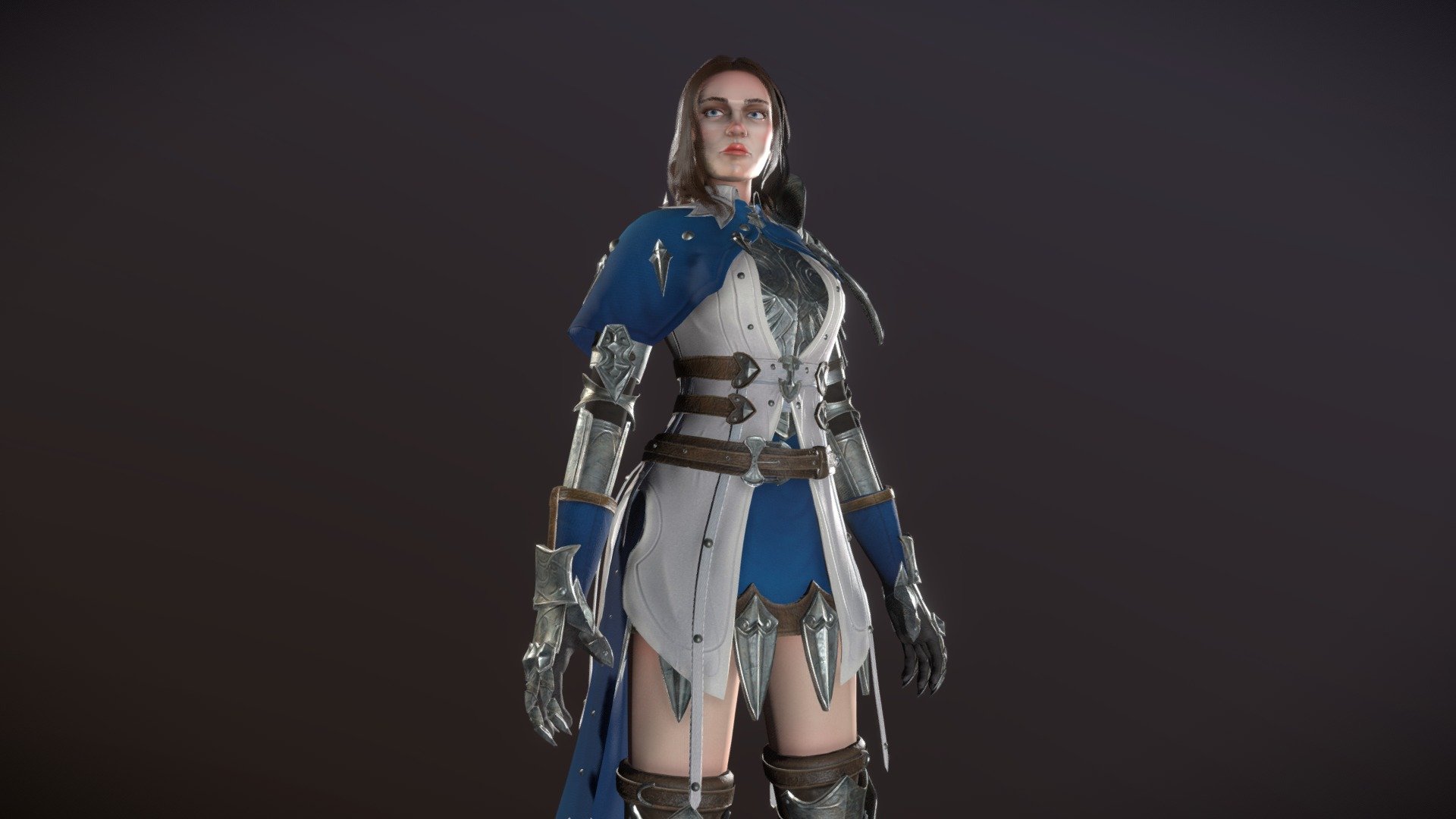Female Knight - 3D model by Mae McCulloch (@mae-mcc) [4c30529] - Sketchfab