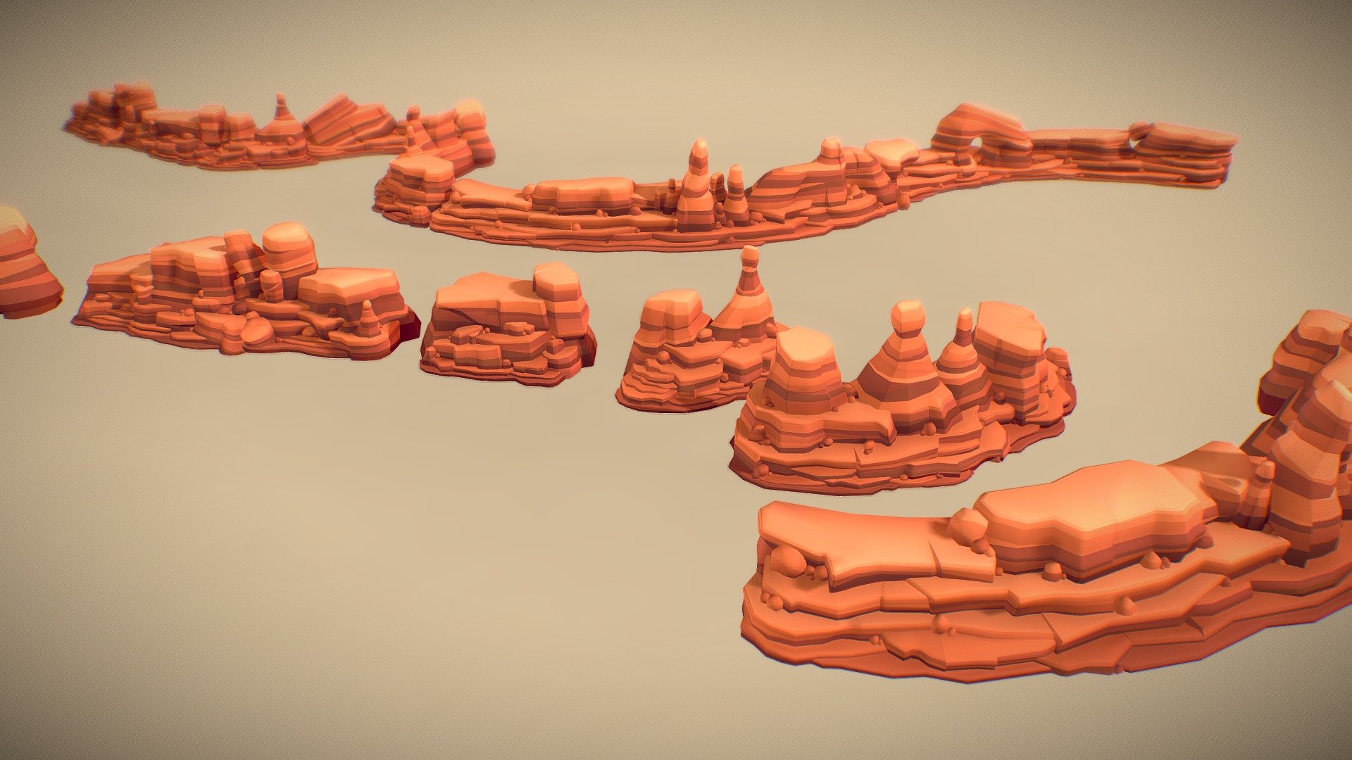 Canyon Wall - Preview - 3D model by BitGem [4c33479] - Sketchfab