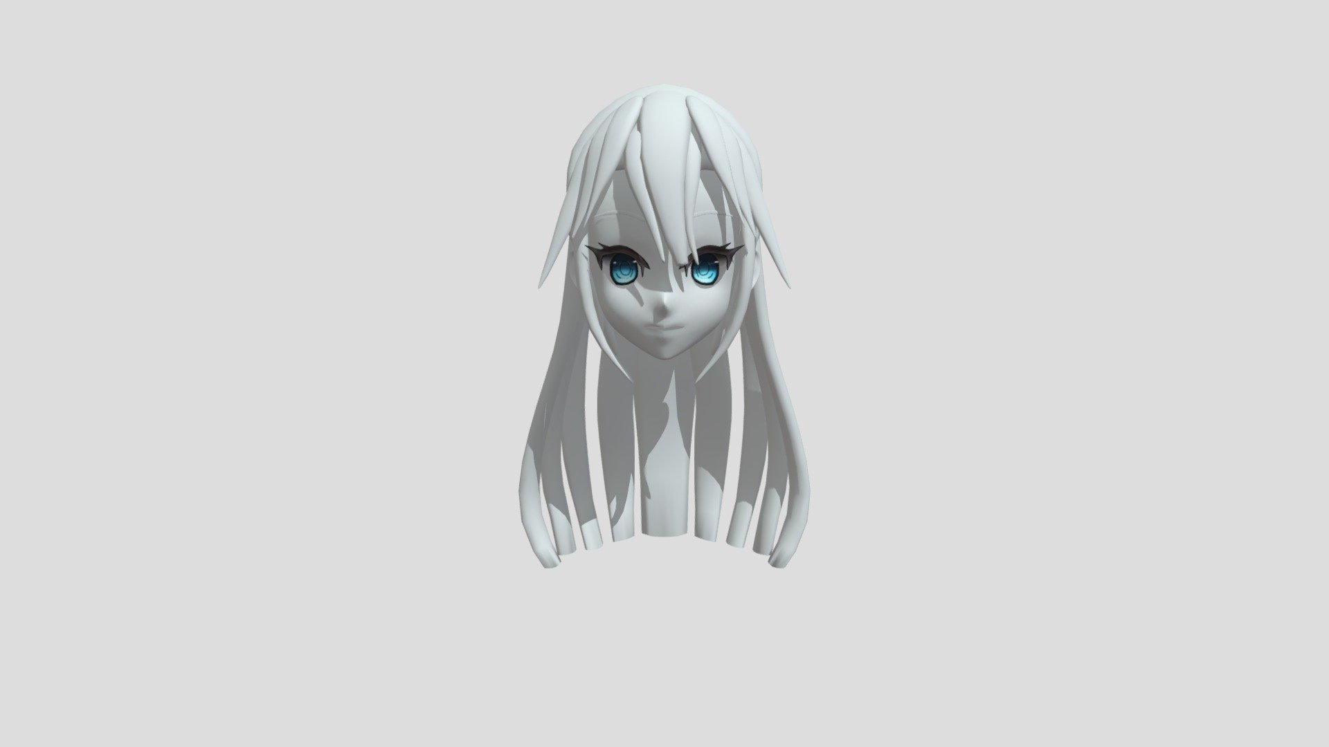 Anime Hair 5 Download Free 3D Model By Neutralize 4c3355a Sketchfab