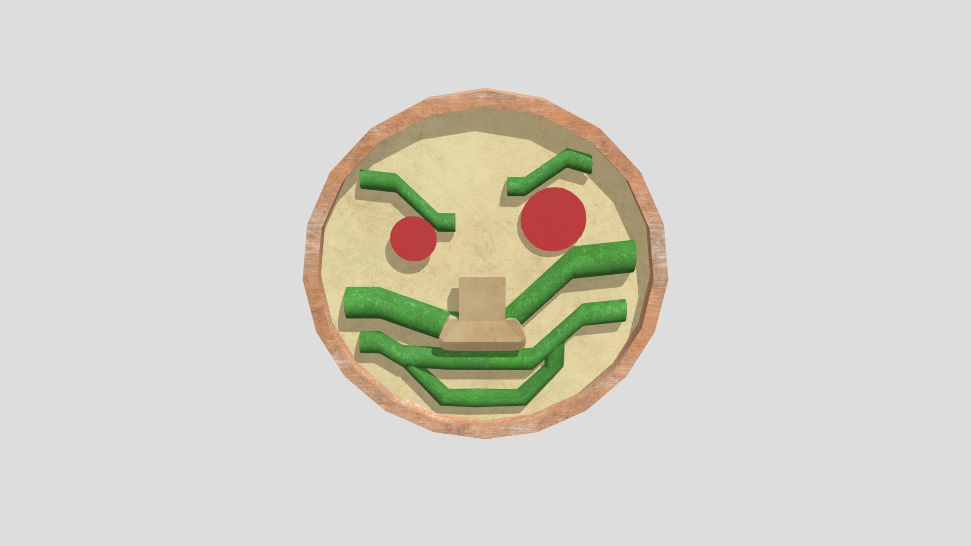 Pizza Face - 3D model by Botanic21 [4c34223] - Sketchfab