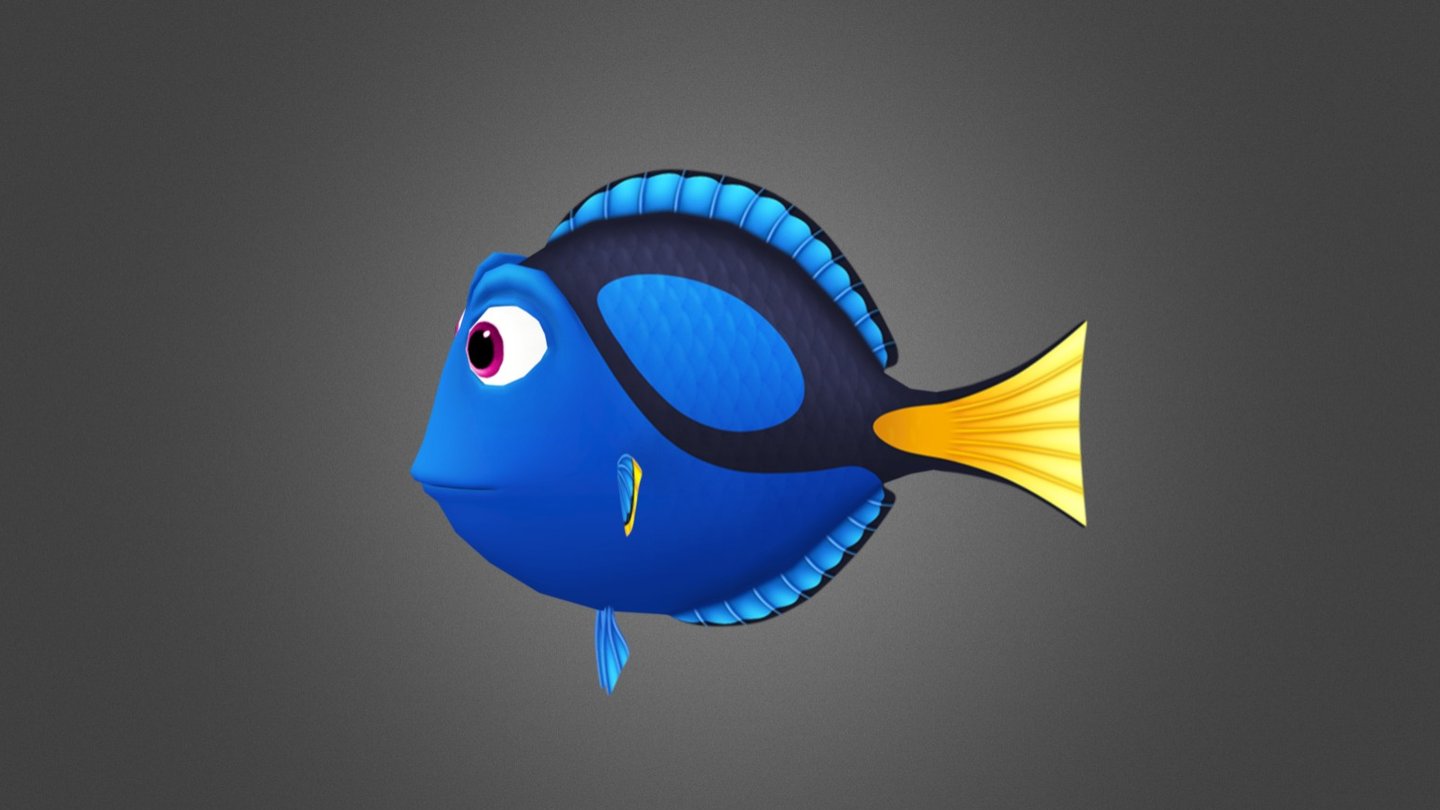 Blue Tang Texture Fix - 3D model by AntonS (@antonsyutkin) [4c34619 ...