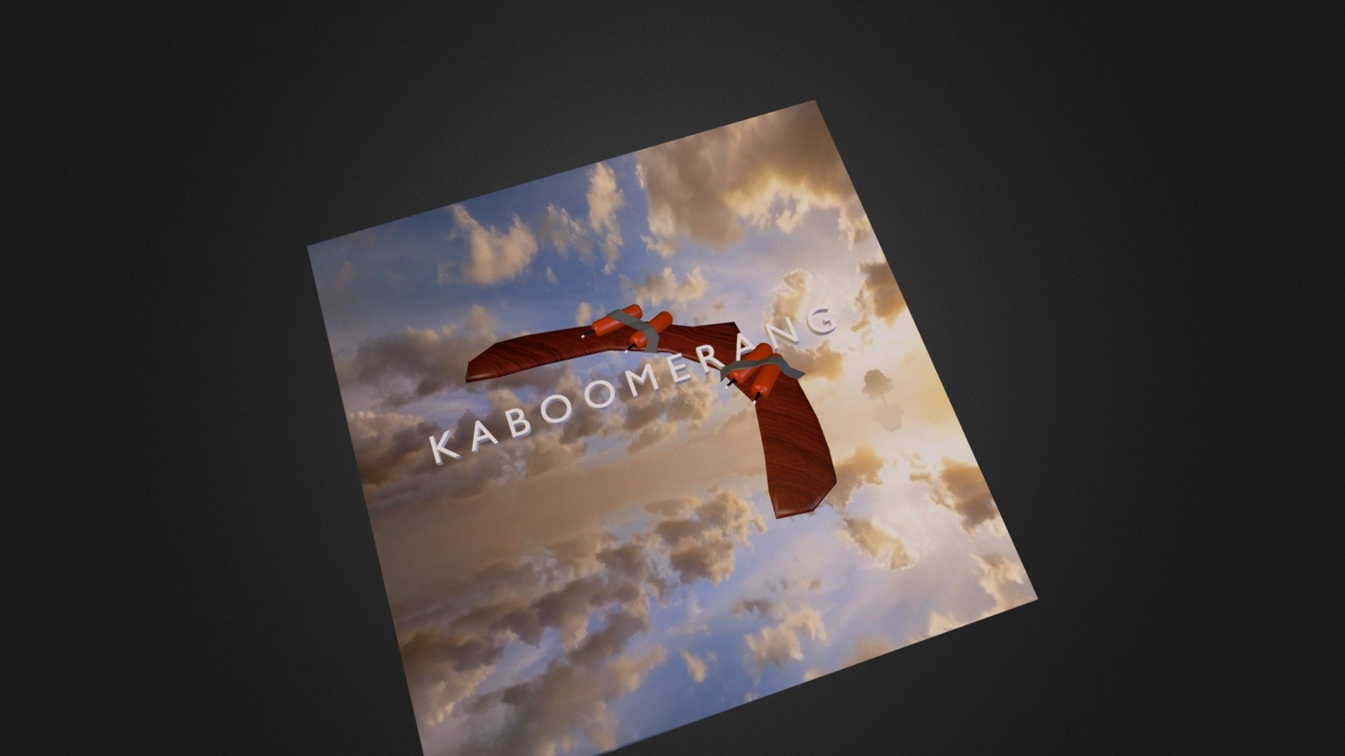 Kaboomerang - 3D model by JBrumbaughDesign [4c36a91] - Sketchfab