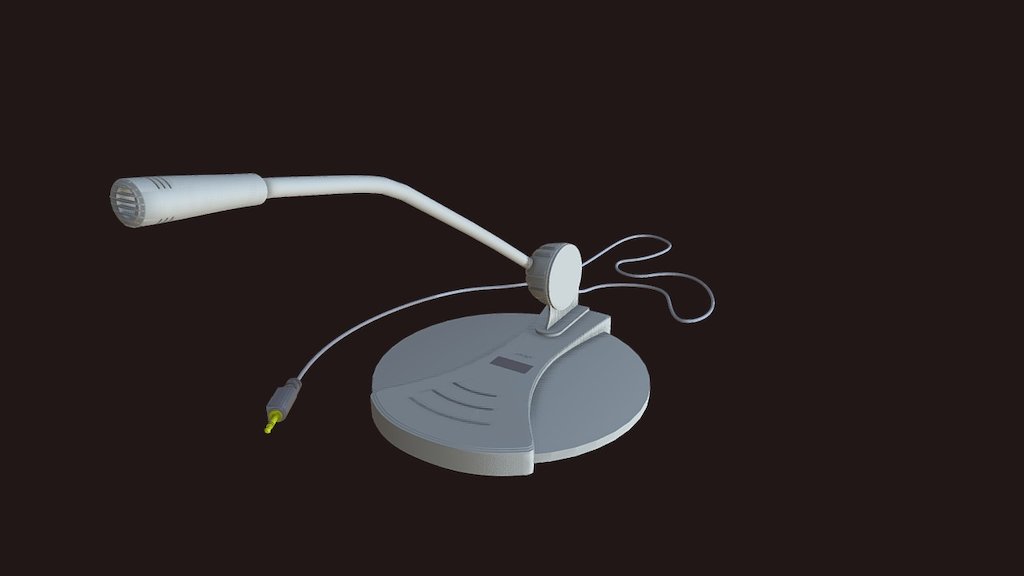 Microphone - 3D model by mrprgvt [4c3784c] - Sketchfab