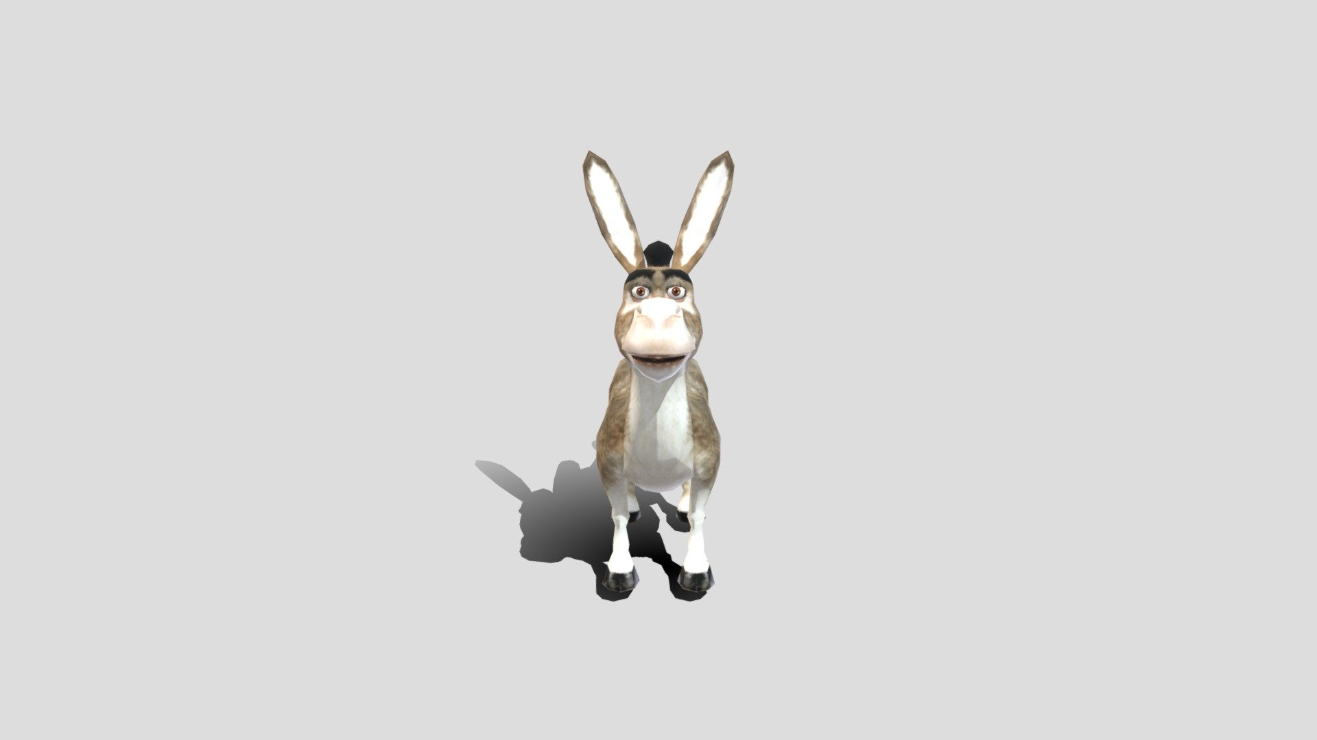 Donkey_animated_from_shrek_2_pc_game - Download Free 3D model by ...