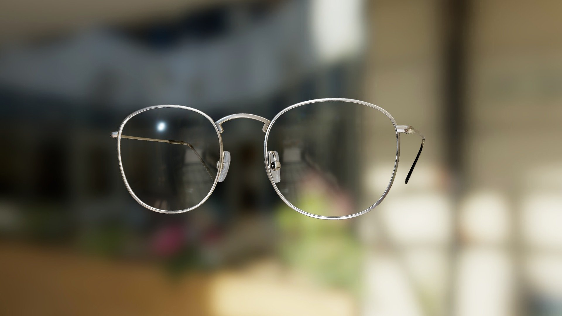 Generic Metal Frame Wellington Glasses (Silver) - 3D model by VirTry ...