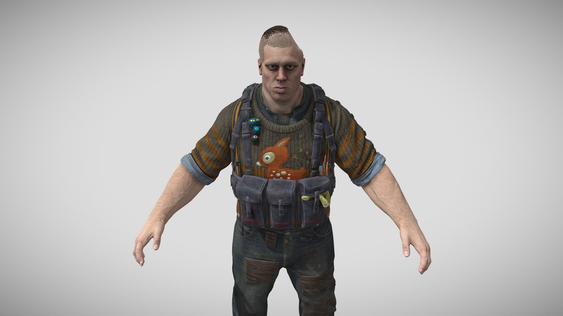 ⭐ Max Hass! - Wolf. New Colossus - Download Free 3D model by Nazar ...