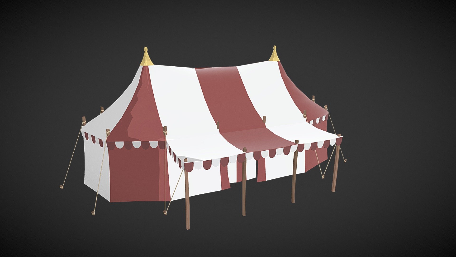 Large Tent - 3D model by Shavorich [4c3ad8a] - Sketchfab