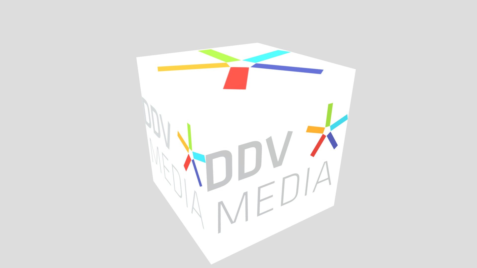 Media Cube 3d Model By Reschke Felix [4c3aed4] Sketchfab