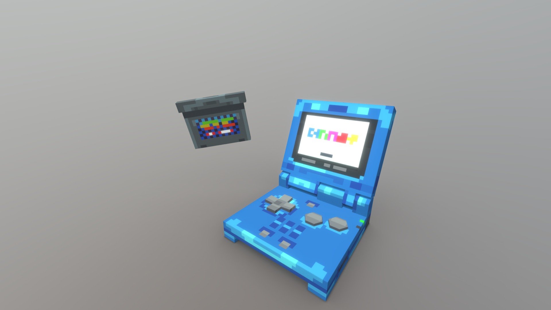 Gameboy Advance SP - 3D model by Finchy (@FinchyMcFinch) [4c3b23f ...