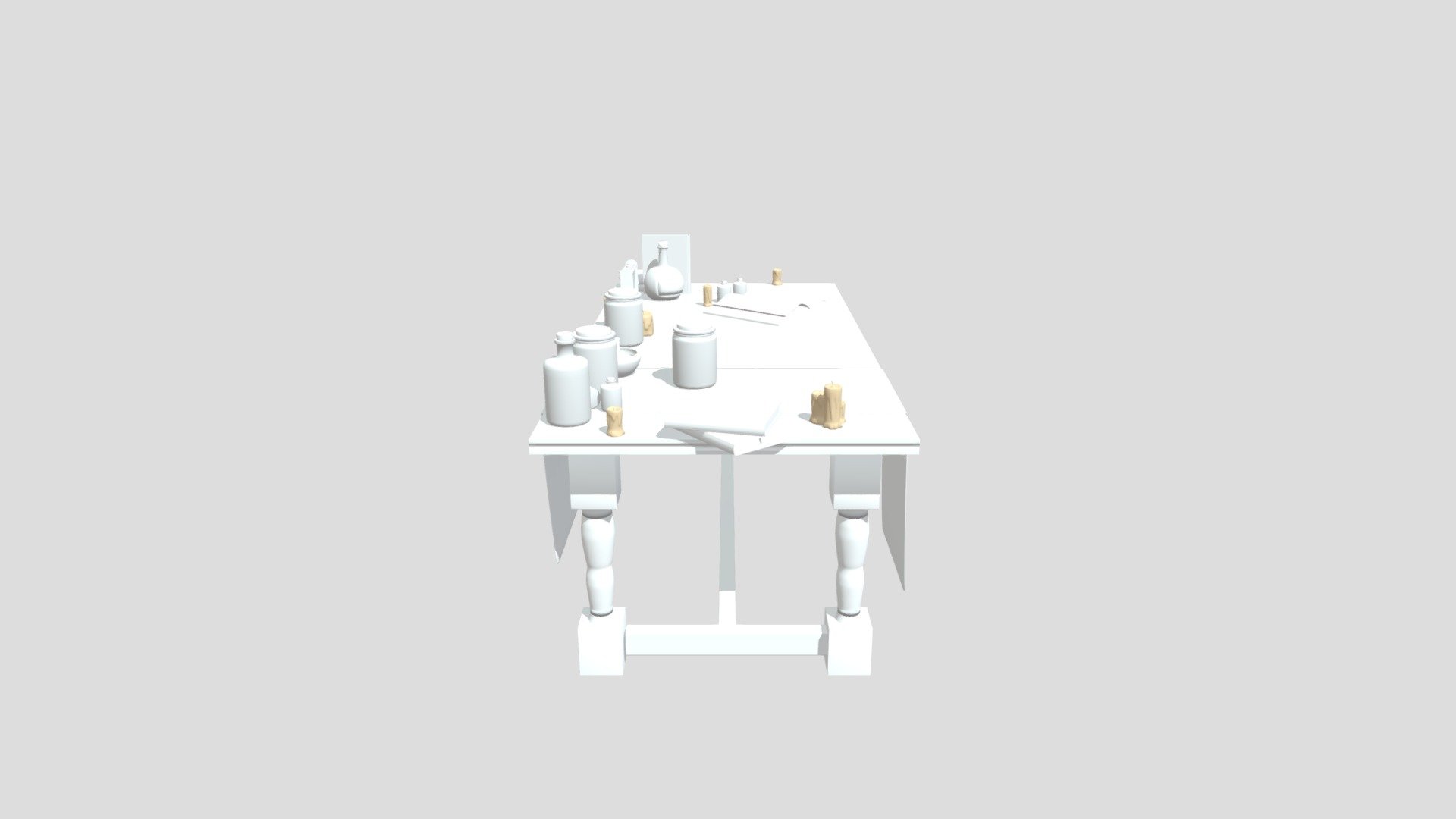 Alchemy Table - 3D model by Velture [4c3c4ba] - Sketchfab