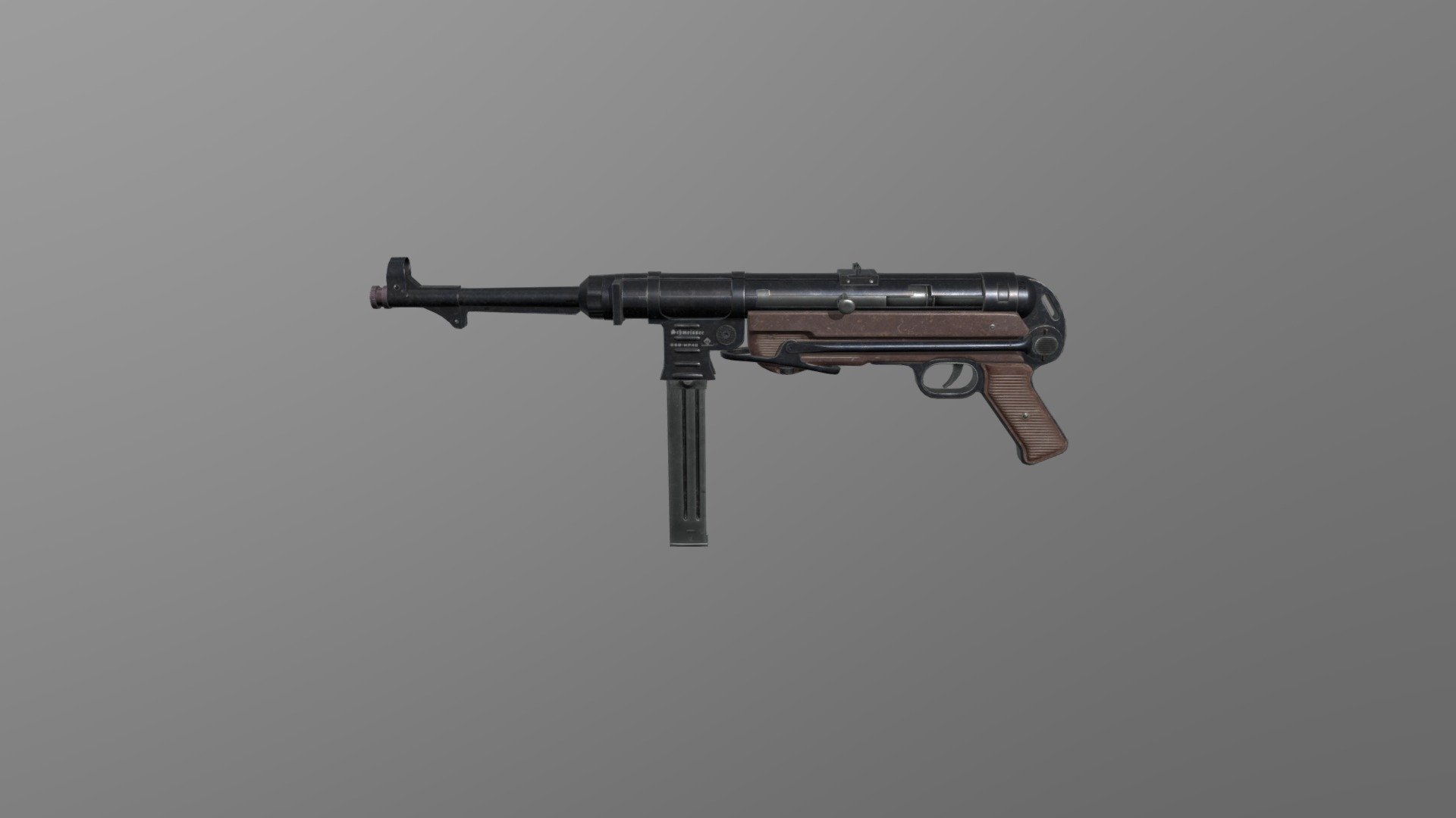 Schmeisser MP-40 - 3D model by andy_3d [4c3ca95] - Sketchfab