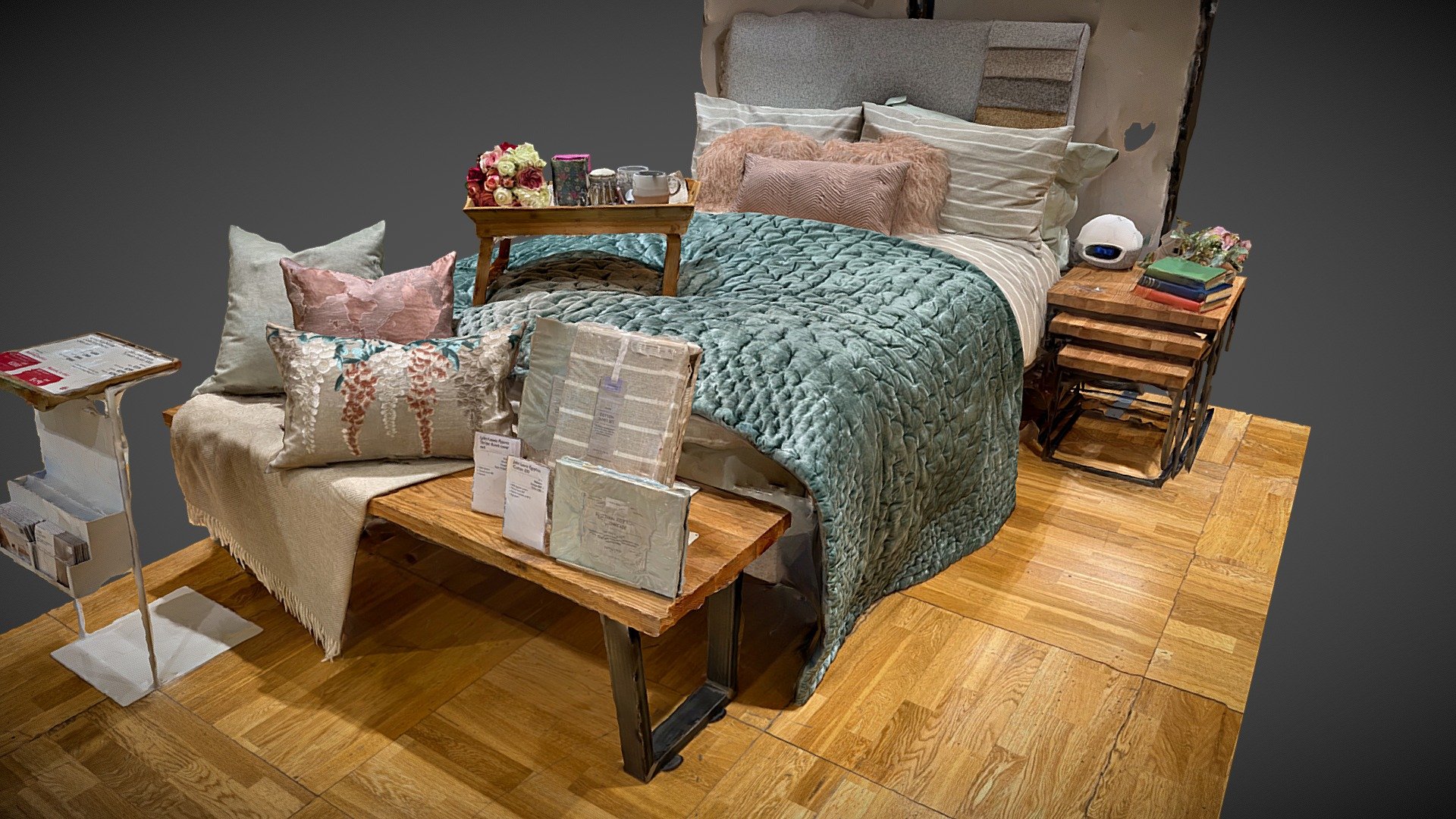 Bed display John Lewis - Buy Royalty Free 3D model by Alex Tench (@alex ...