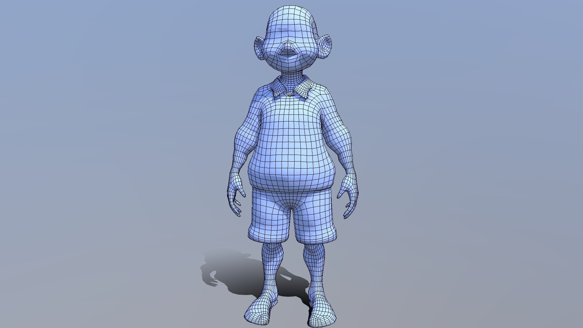 Male Stylized Basemesh with Topology - 3D model by Daniel GoE (@Goee ...