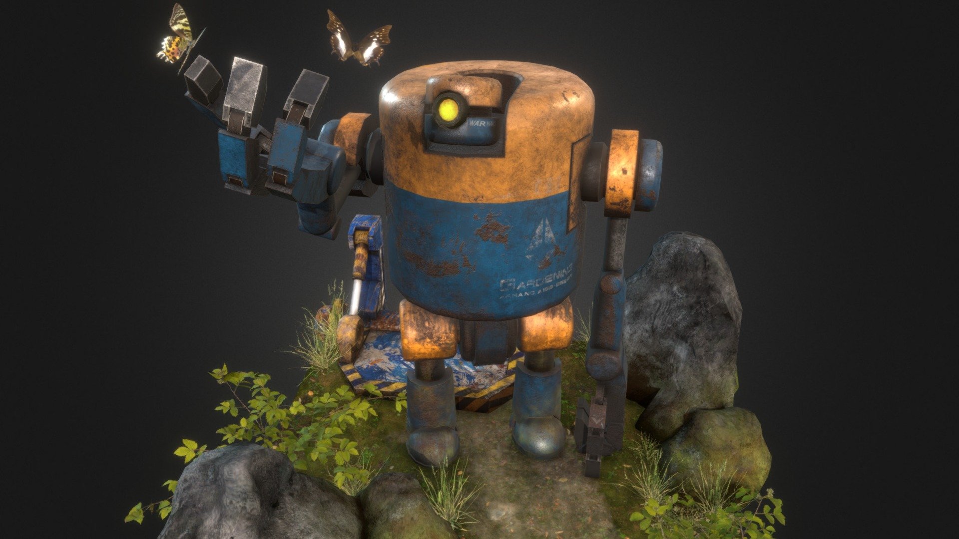 Robot story No1 - 3D model by z6434178901 [4c3e03d] - Sketchfab