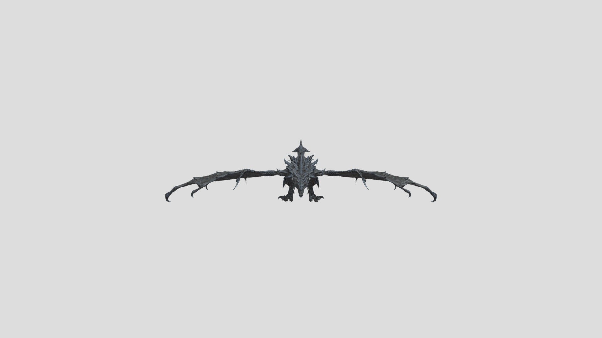 Skyrim Alduin 2 - Download Free 3D model by Modbuff (@CGreature ...