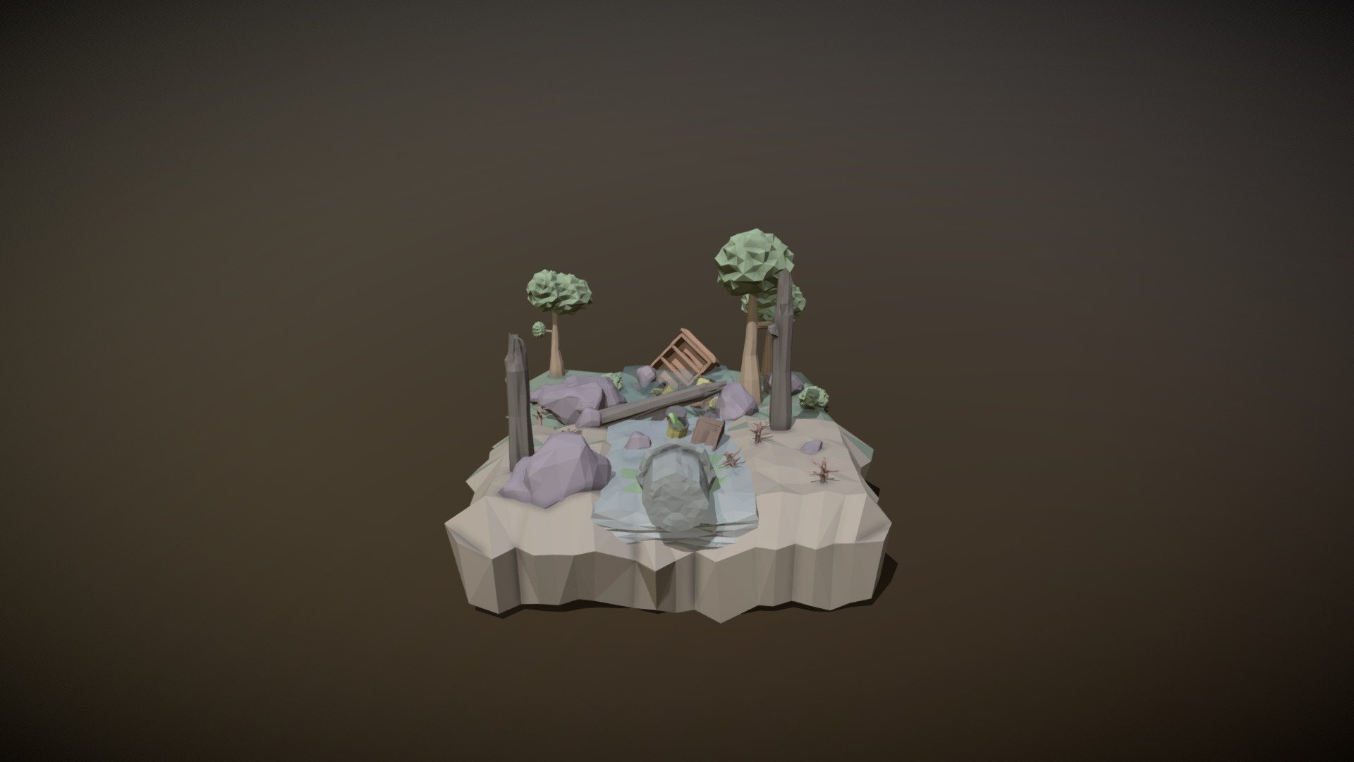 Global warming diarama - 3D model by korivolino1 [4c44040] - Sketchfab